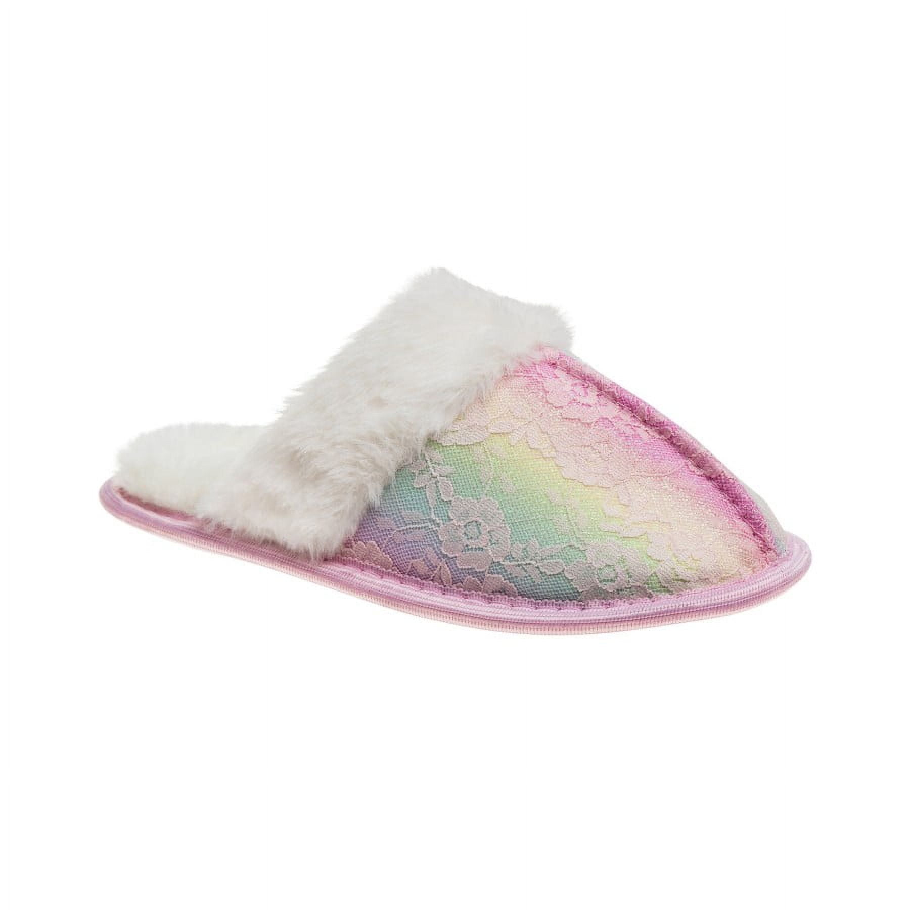 Josmo Little Kids Girls Slippers - Pastel Lace , 10 - Walmart.com