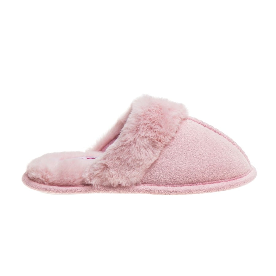 Josmo Little Kids Girls Slippers - Pink Suede , 10 - Walmart.com