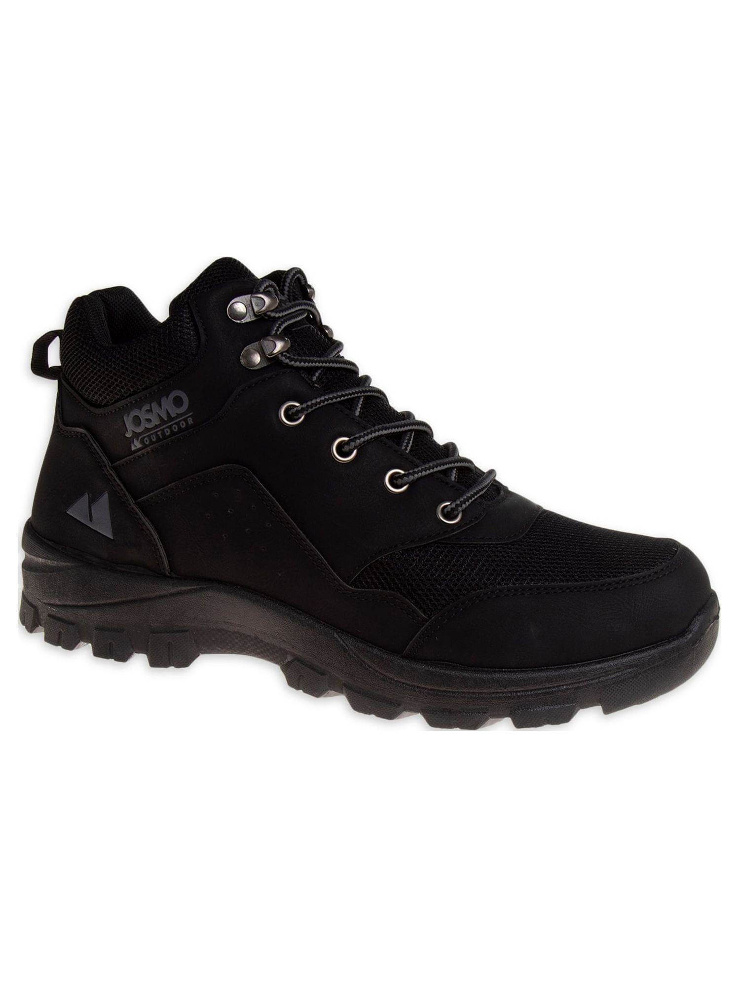 Josmo Outdoor men's Hiking Boot - Mid Lace Up Black - Size 10 - Walmart.com