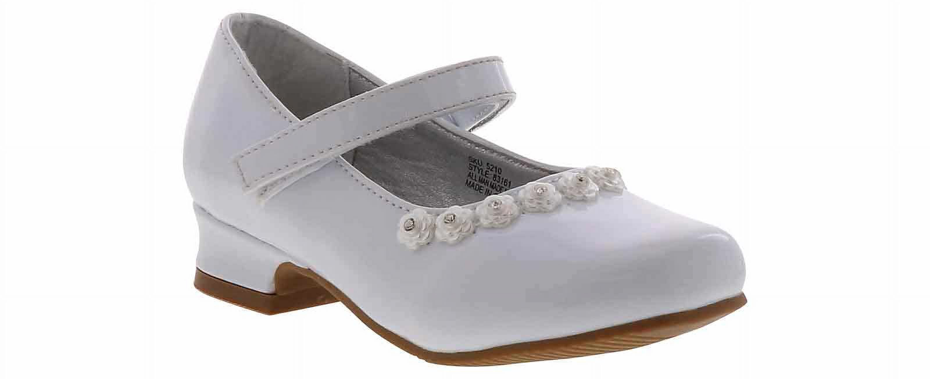 Josmo White Patent Girls' Dress Heel White | 83161M WHITE - Walmart.com