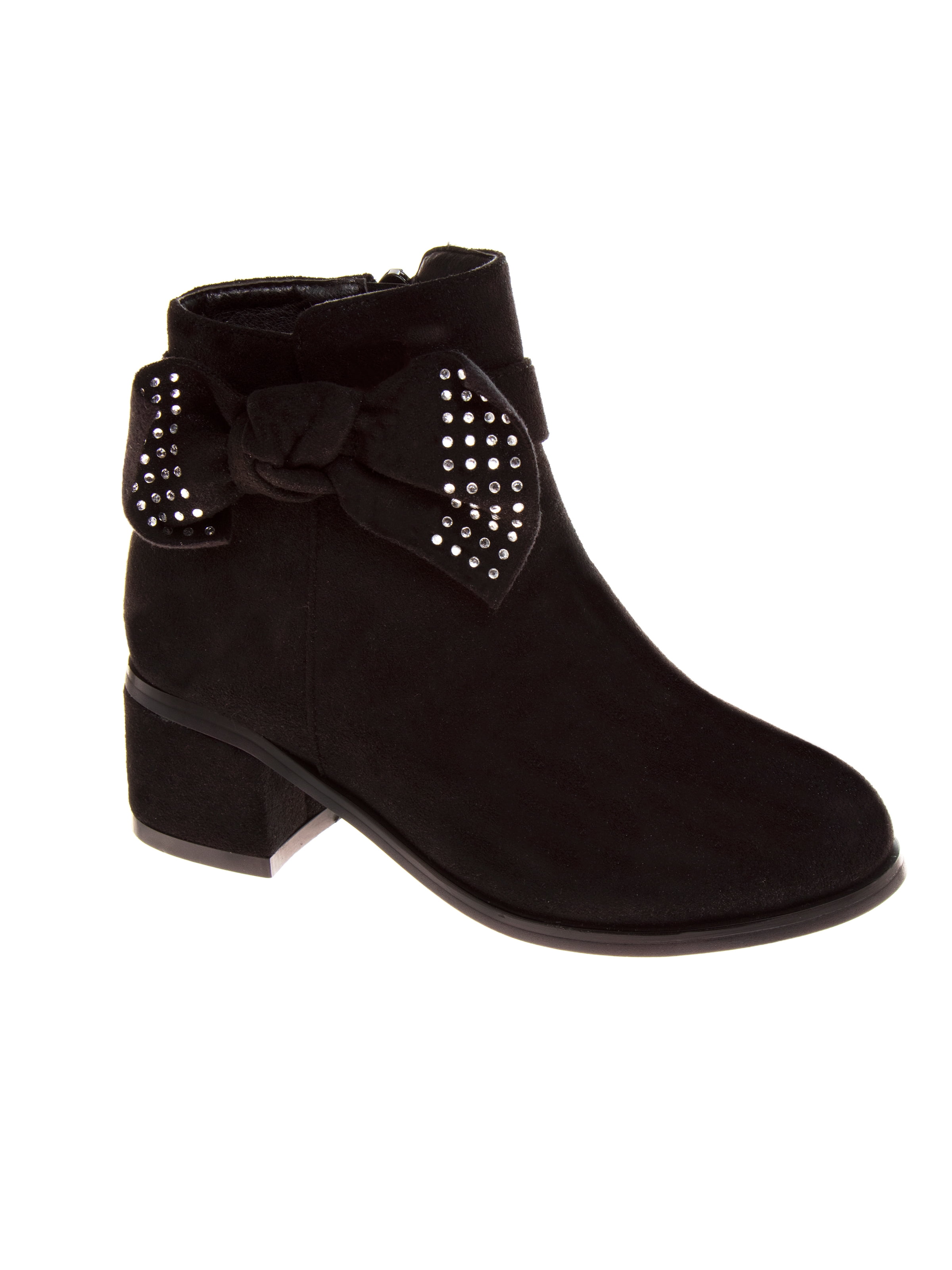 Josmo Youth Girls Bow Booties, Sizes 11-5 - Walmart.com