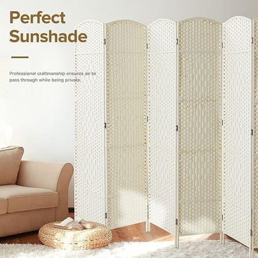 Tall Extra Wide Foldable Panel Partition Wall Divider, Double Hinged ...