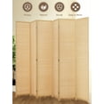 Free Shipping! Jostyle Room Divider Privacy Screen with Natural Bamboo ...
