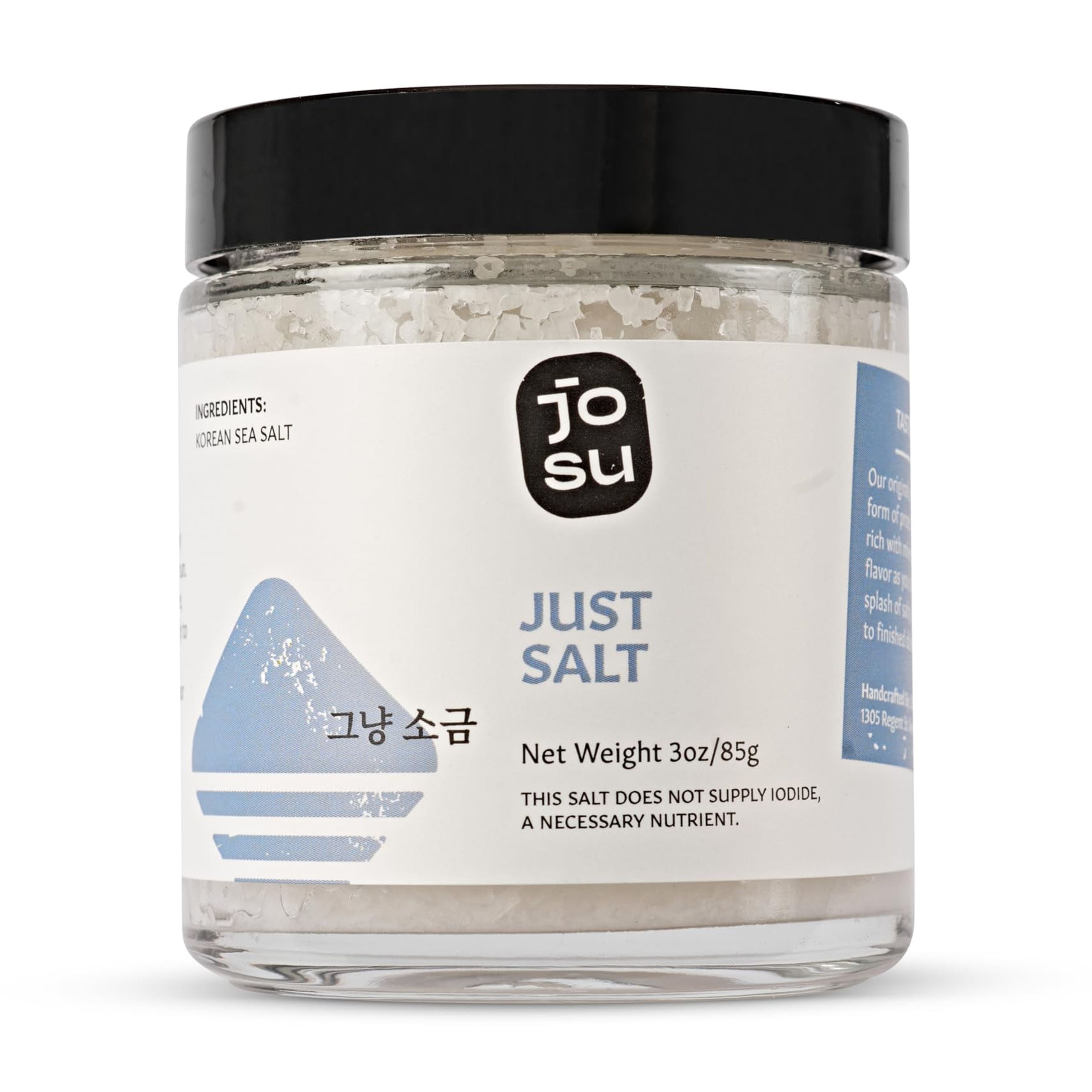 Josu Salt - Korean Sea Salt AD01 - Just Salt Natural - Gourmet ...