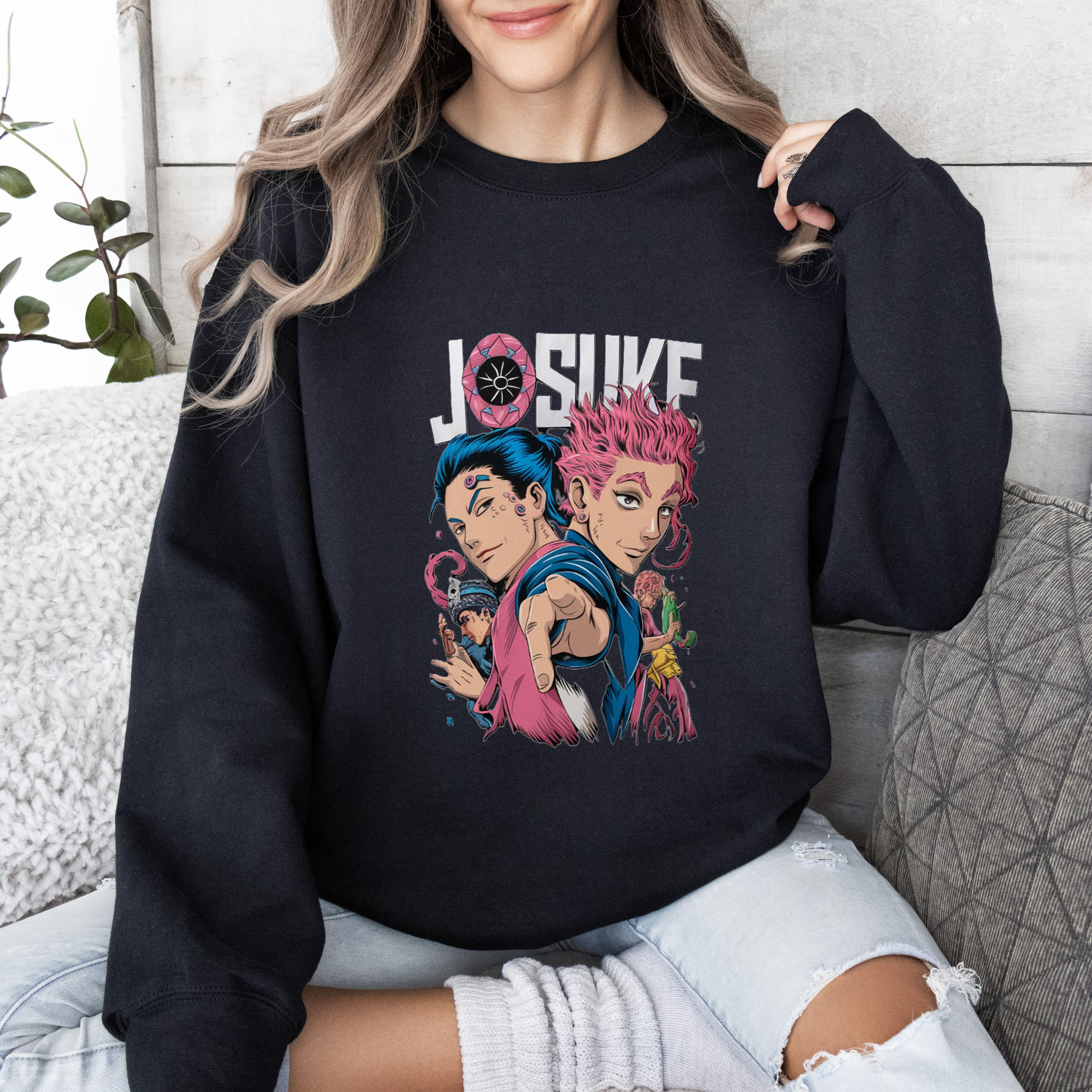 Josuke Inspired SWEATSHIRT – Unique Design for Fans of the Iconic Manga ...