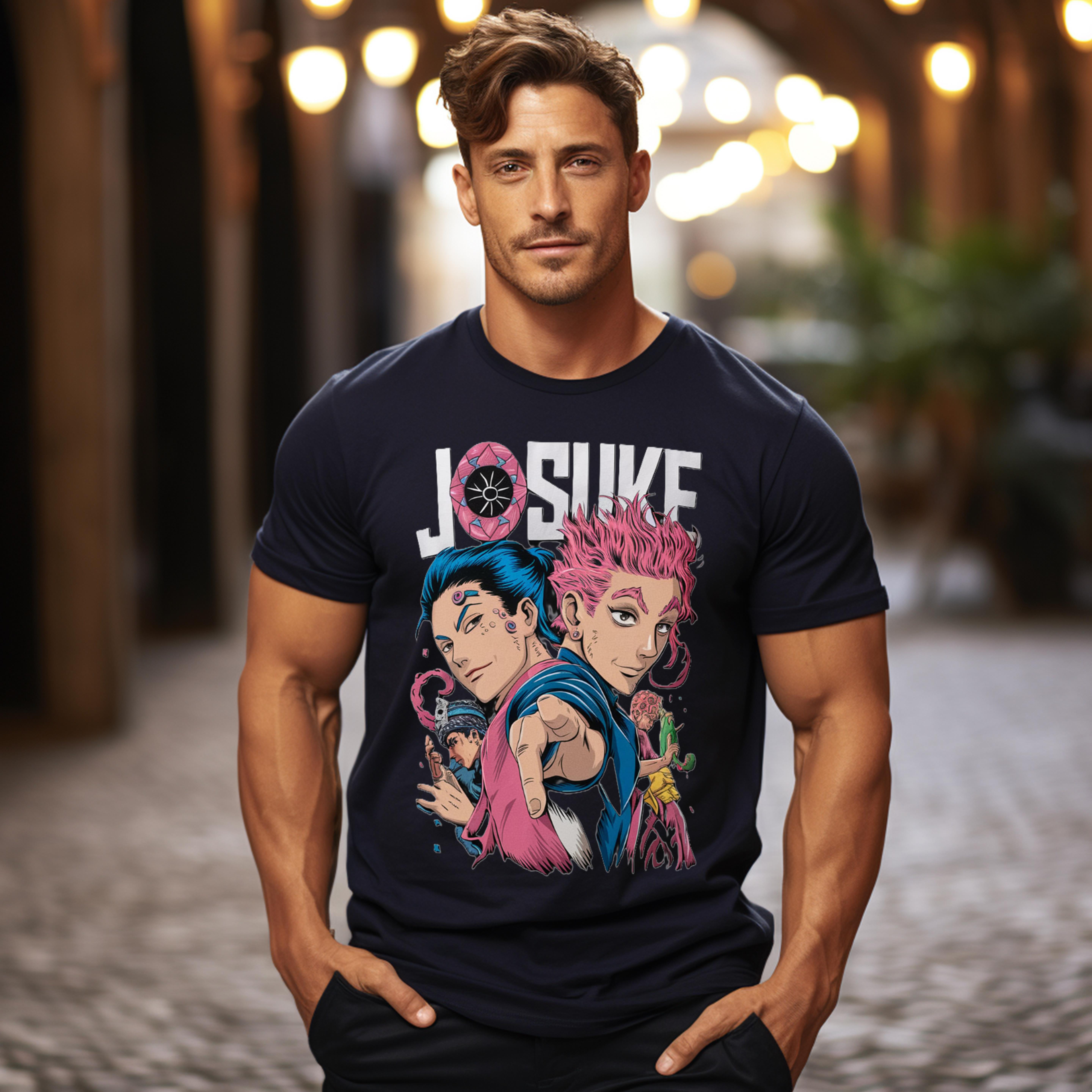 Josuke Inspired T-shirt – Unique Design for Fans of the Iconic Manga ...