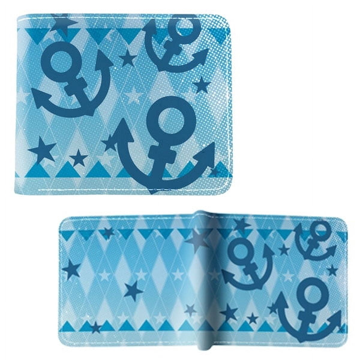 Josuke's Anchor Emblem - Jojo's Bizarre Adventure 4x5" Bi-Fold Wallet ...