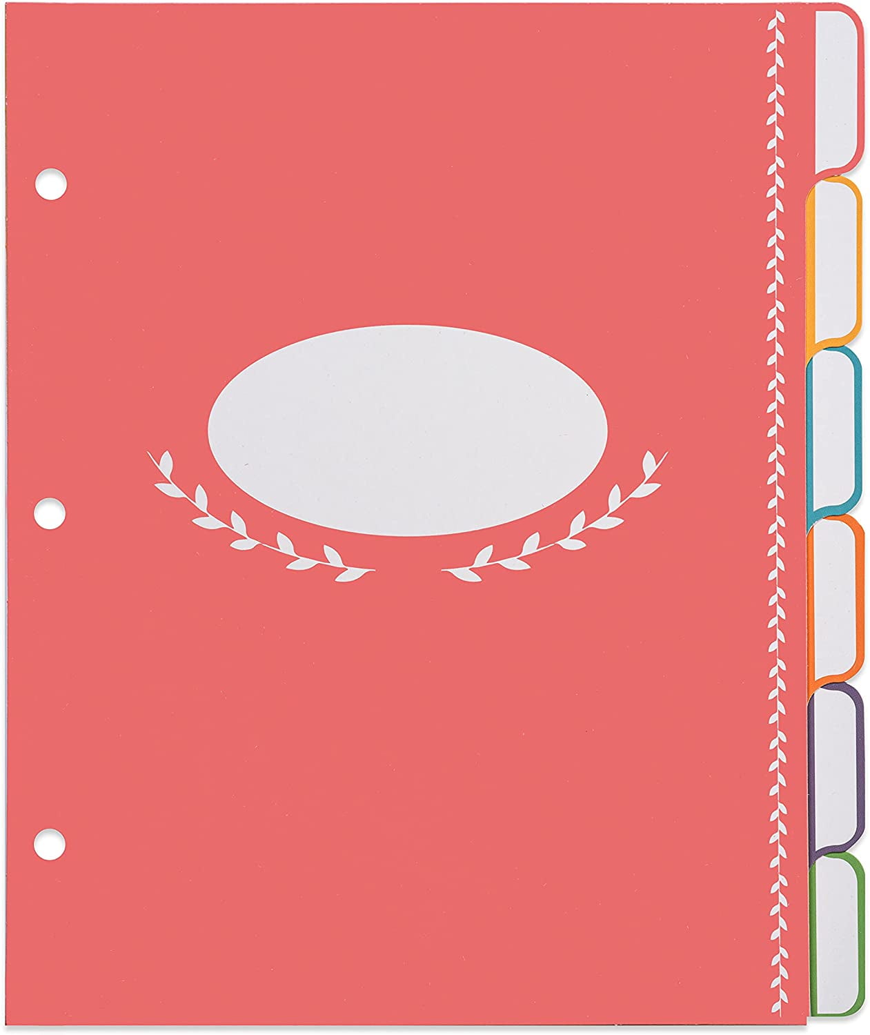 Jot & Mark Recipe Binder Tab Dividers with Blank Labels | 6 ...