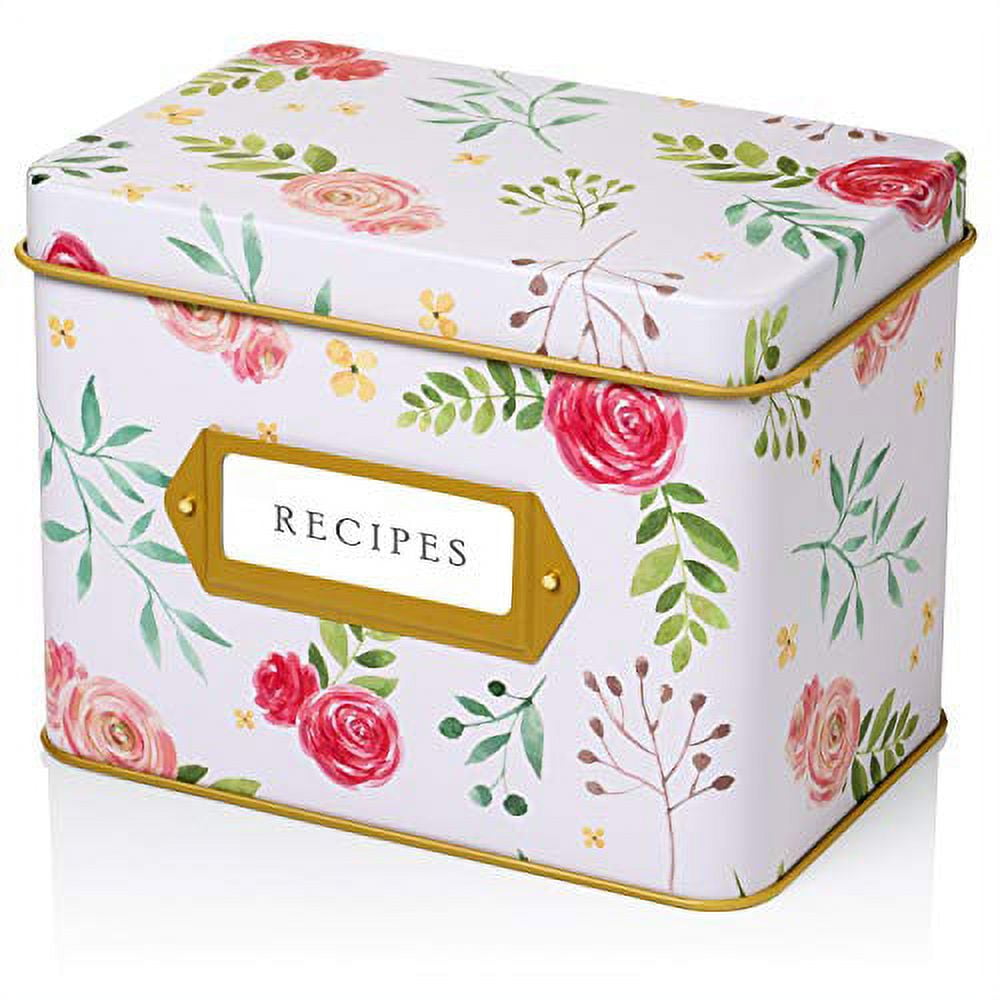 Tin Recipe Box
