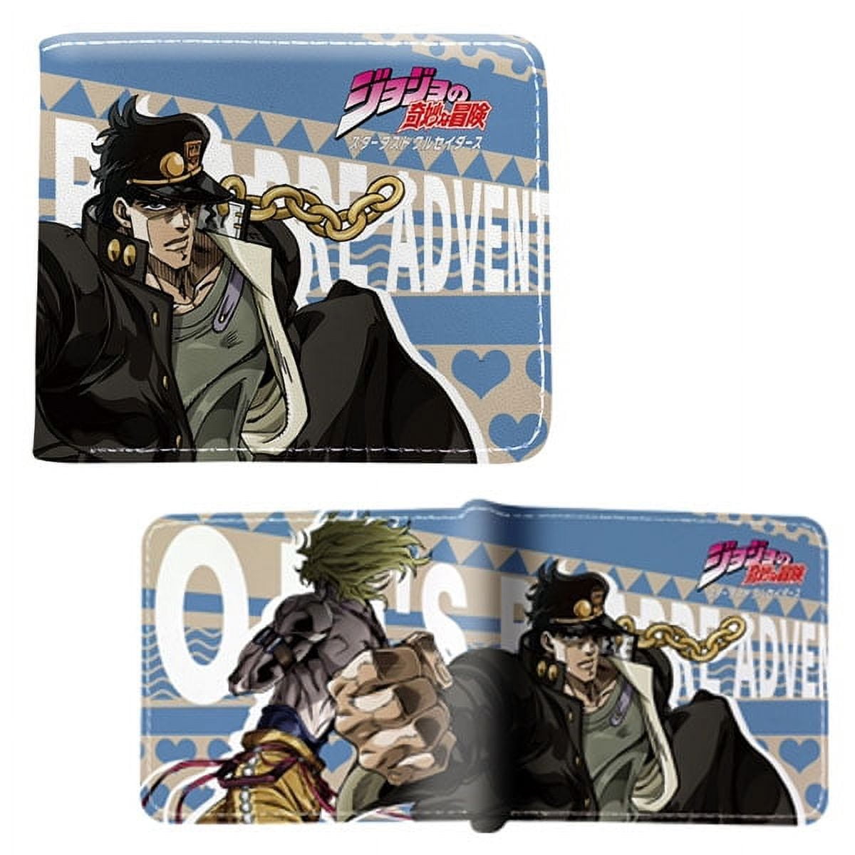 Jotaro Kujo Style A - Jojo's Bizarre Adventure 4x5" Bi-Fold Wallet ...