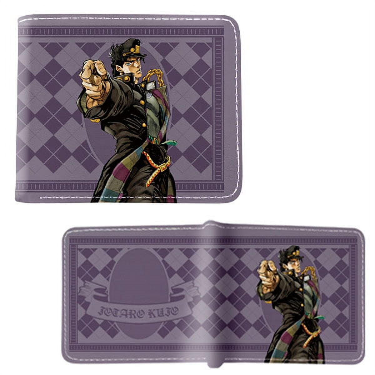 Jotaro Kujo Style B - Jojo's Bizarre Adventure 4x5" Bi-Fold Wallet ...