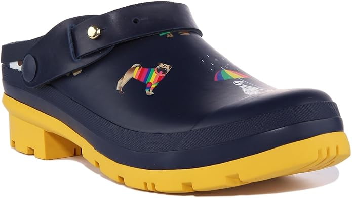 Joules Slip Every Day Waterprood Clog In Navy Size 6 - Walmart.com