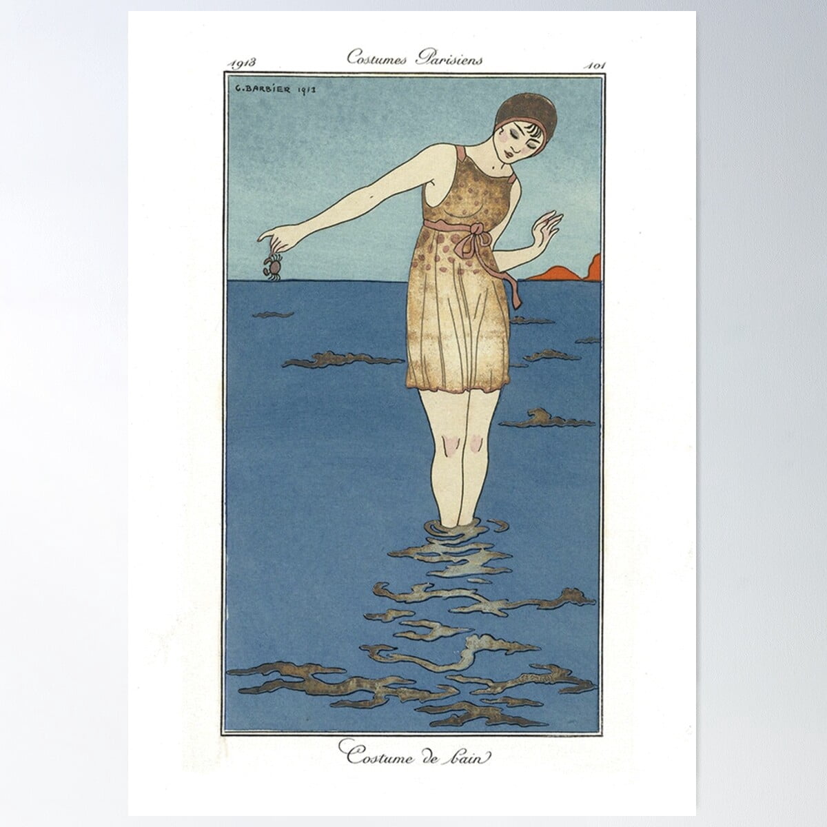 Journal Des Dames Et Des Modes Costumes Parisiens By George Barbier ...