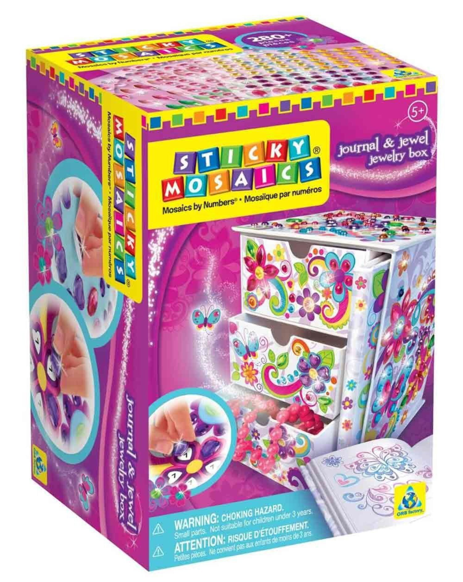 Journal Jewelry Box (Sticky Mosaics) - Walmart.com