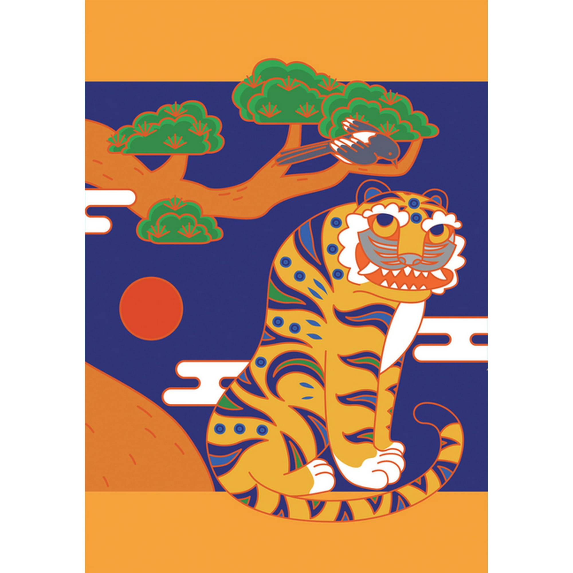 Traditional Korean Tiger Art