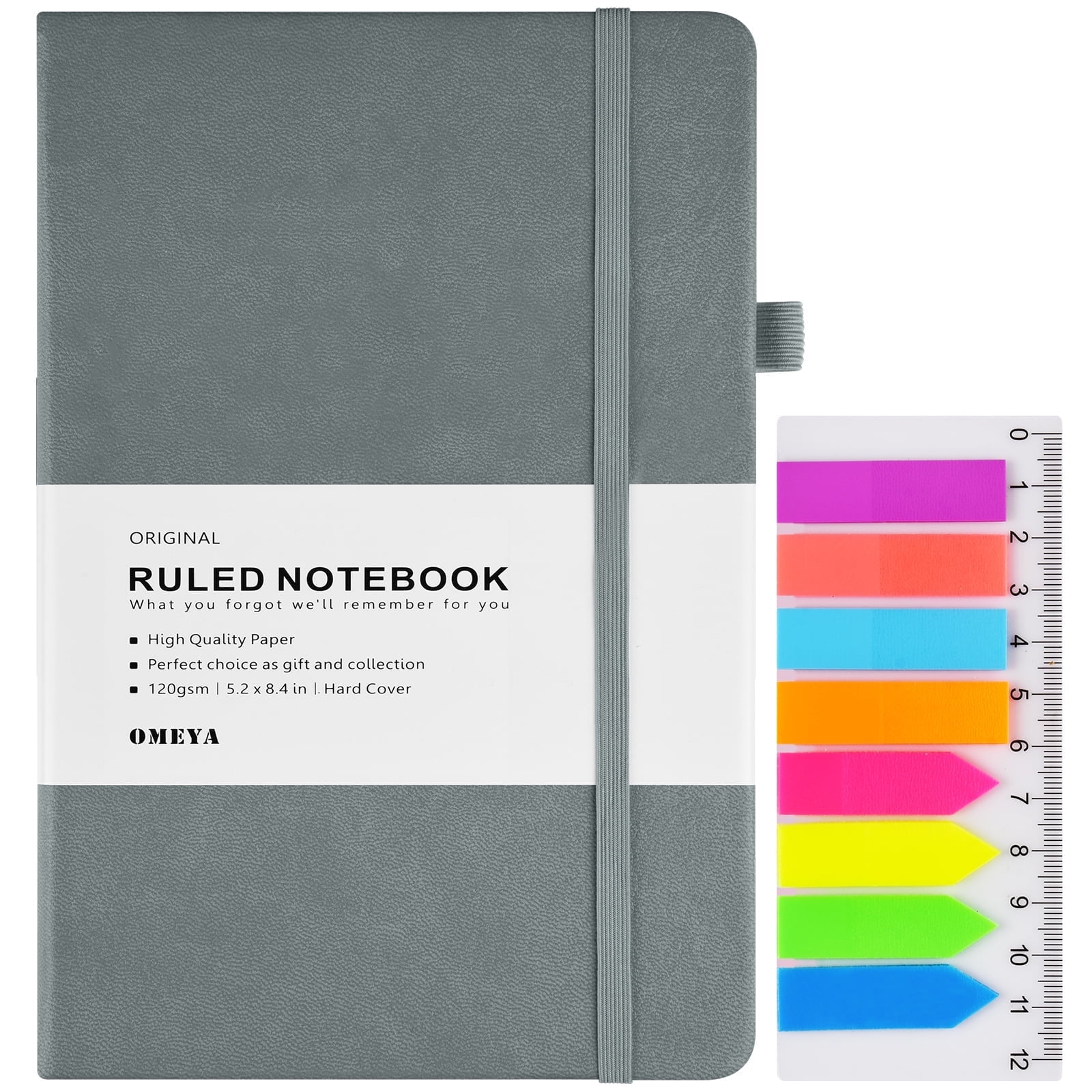 Journal Notebook, Hardcover Lined Notebook with 120GSM Thick Paper ...