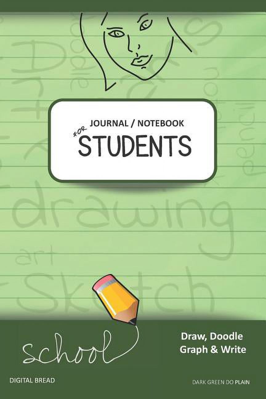 Journal Notebook for Students Draw, Doodle, Graph & Write: Focus ...