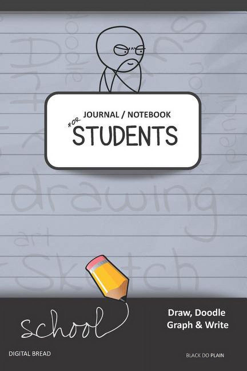 Journal Notebook for Students Draw, Doodle, Graph & Write: Thinker ...