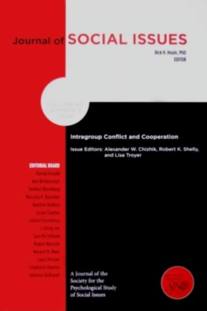Journal of Social Issues: Intragroup Conflict and Cooperation ...