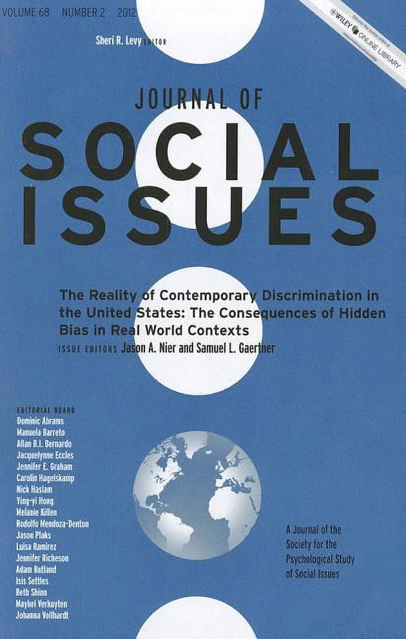 Journal of Social Issues (Josi): The Reality of Contemporary ...
