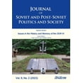 Journal of Soviet and Post-Soviet Politi Journal of Soviet and Post ...