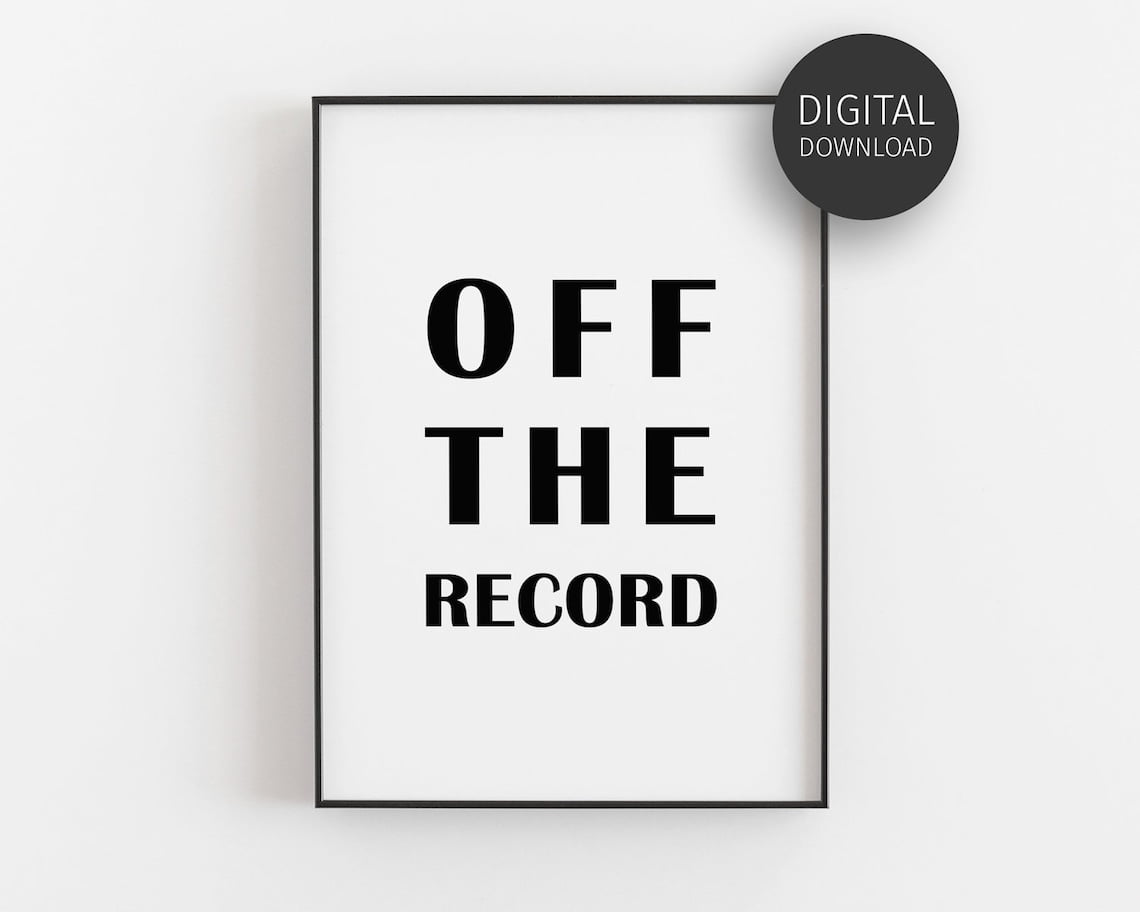 Journalism Art, Downloadable Posters, Journalist Gift, Reporter Poster ...