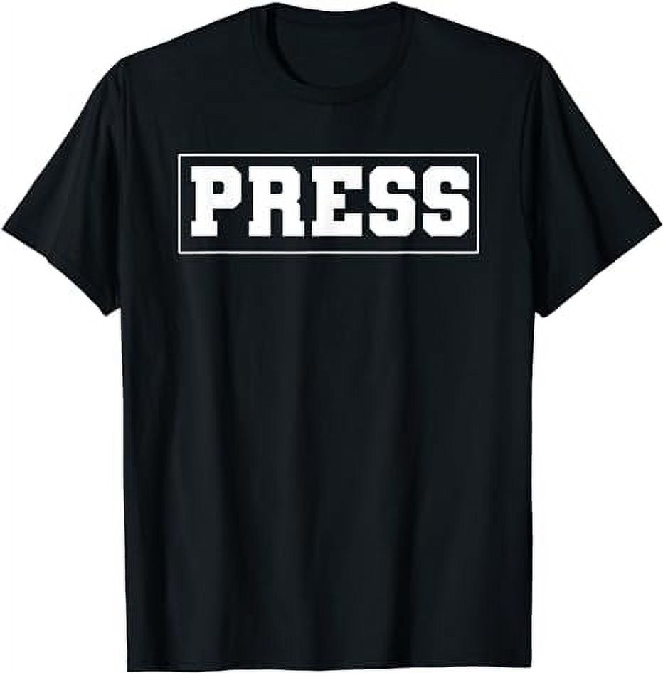 Journalist Men Press Reporter T-Shirt - Walmart.com