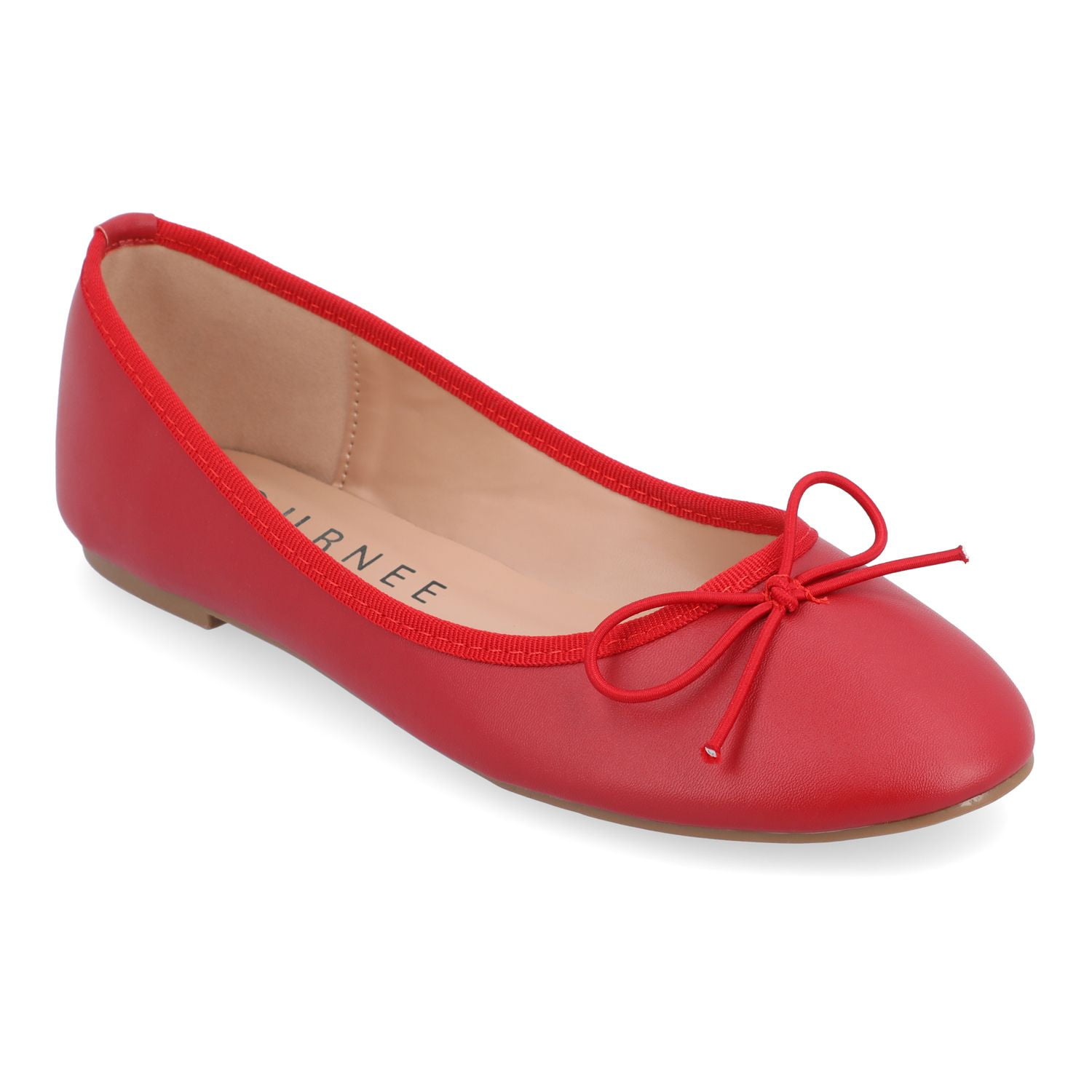 Journee Collection Vika Women's Ballet Flats Color: Red Size: 6.5 MED ...