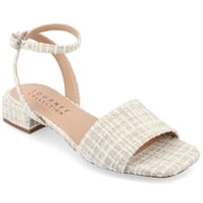 Journee Collection Womens Cassandra Tru Comfort Foam Faux Leather Woven ...