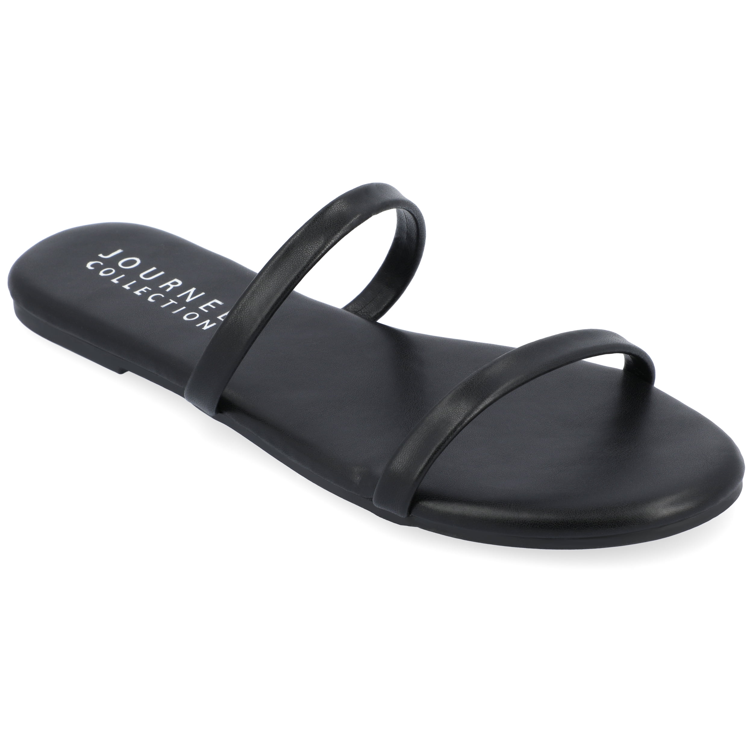 Journee Collection Womens Adyrae Tru Comfort Foam Slide Flat Sandals ...