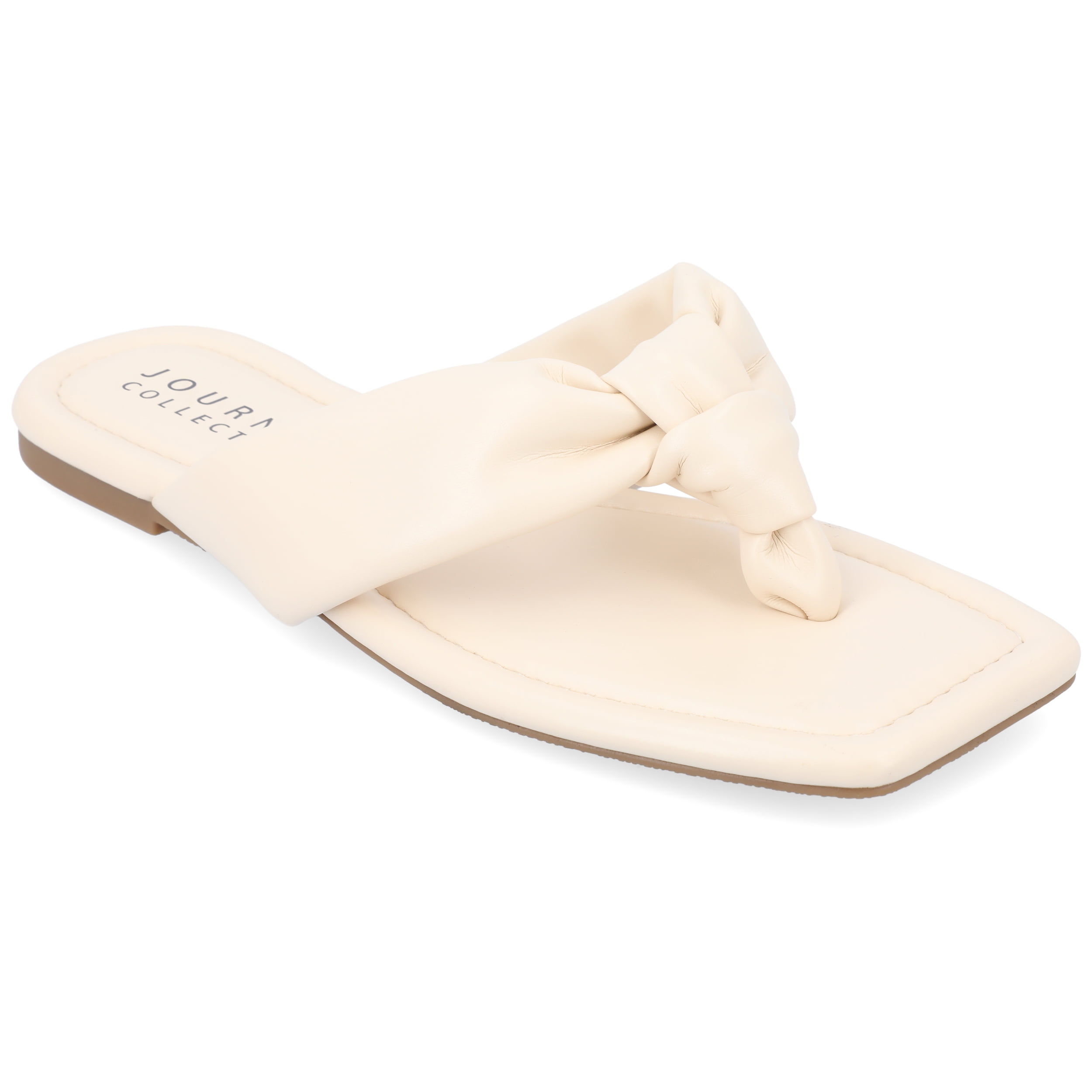 Journee Collection Womens Ares Tru Comfort Foam Light Puff Flip Flop ...