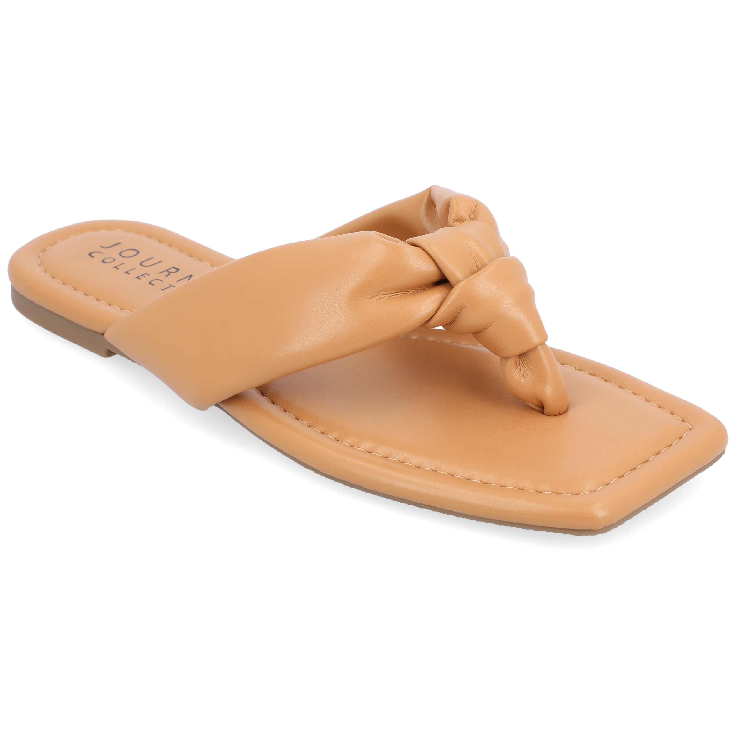 Journee Collection Womens Ares Tru Comfort Foam Light Puff Flip Flop ...