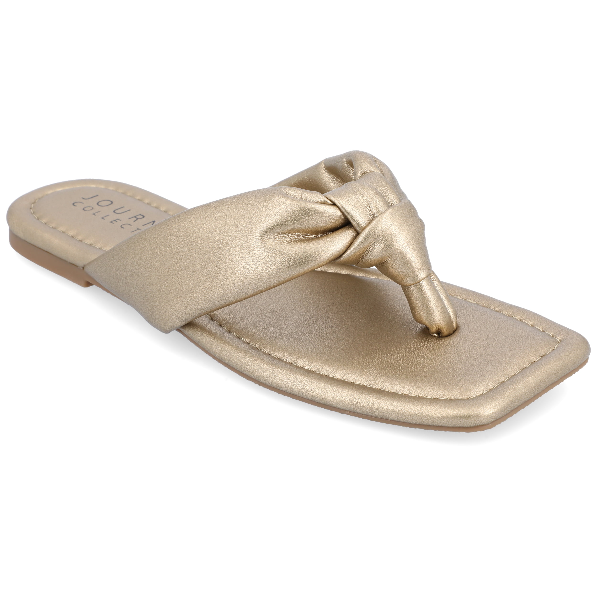 Journee Collection Womens Ares Tru Comfort Foam Light Puff Flip Flop ...