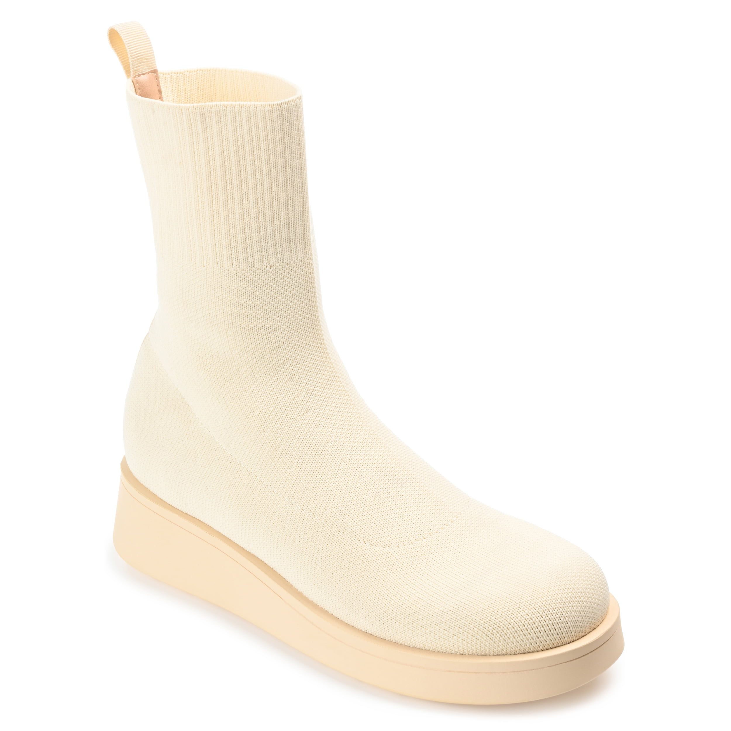 Journee Womens Ebby Pull On Platform Booties - Walmart.com
