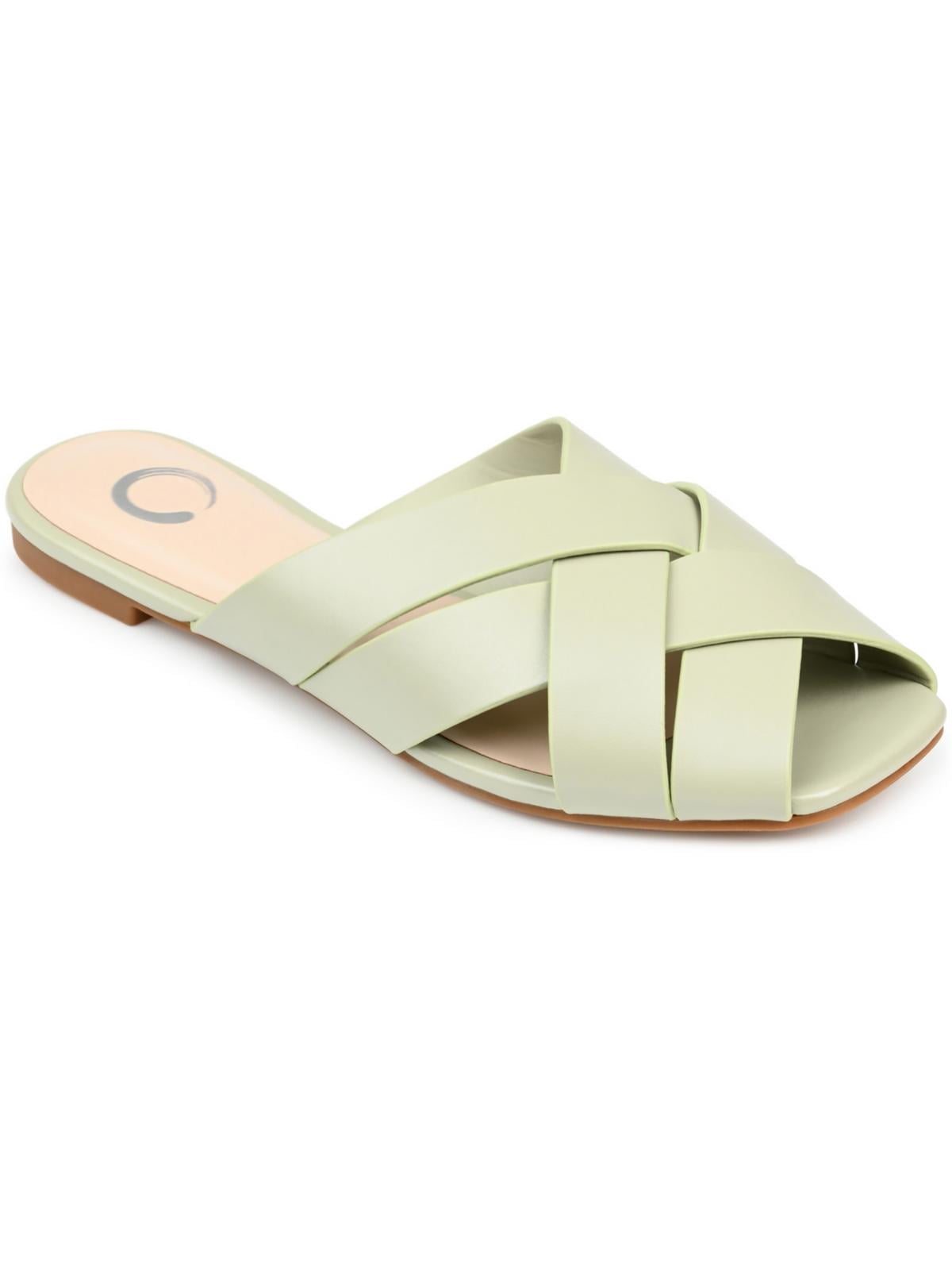 Journee Collection Womens Haize Slip On Flats Slide Sandals - Walmart.com