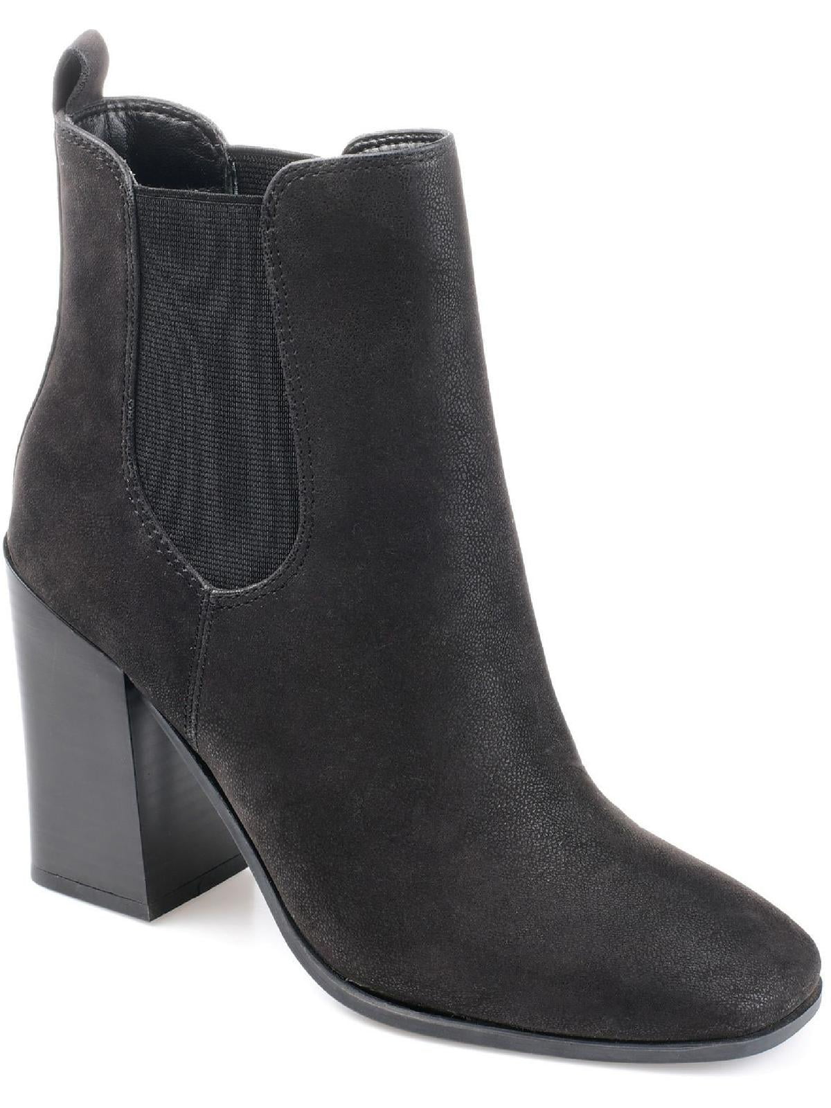 Journee Collection Womens Maxxie Faux Leather Almond Toe Ankle Boots ...