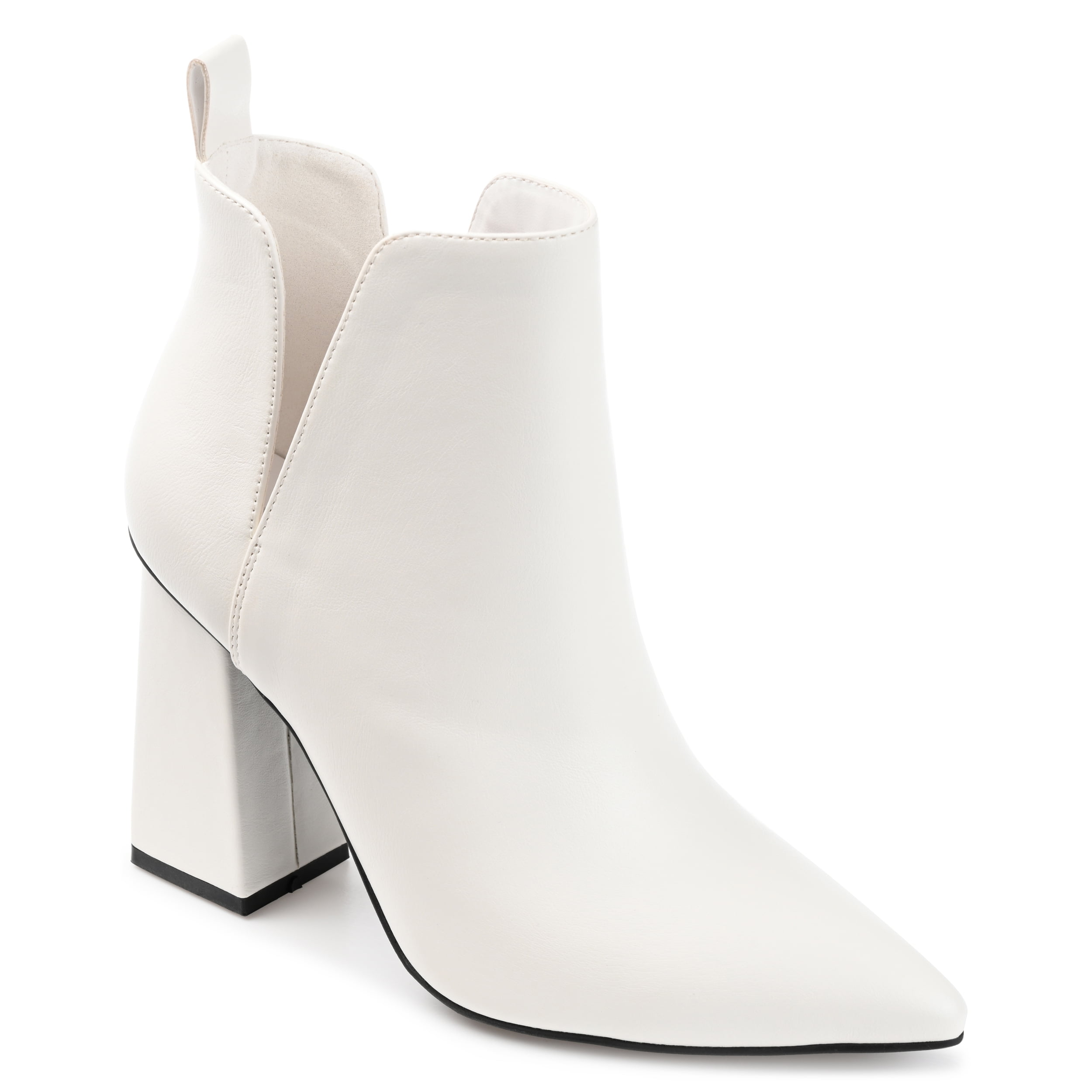 Journee Collection Womens Neima Pointed Toe Block Heel Ankle Booties ...