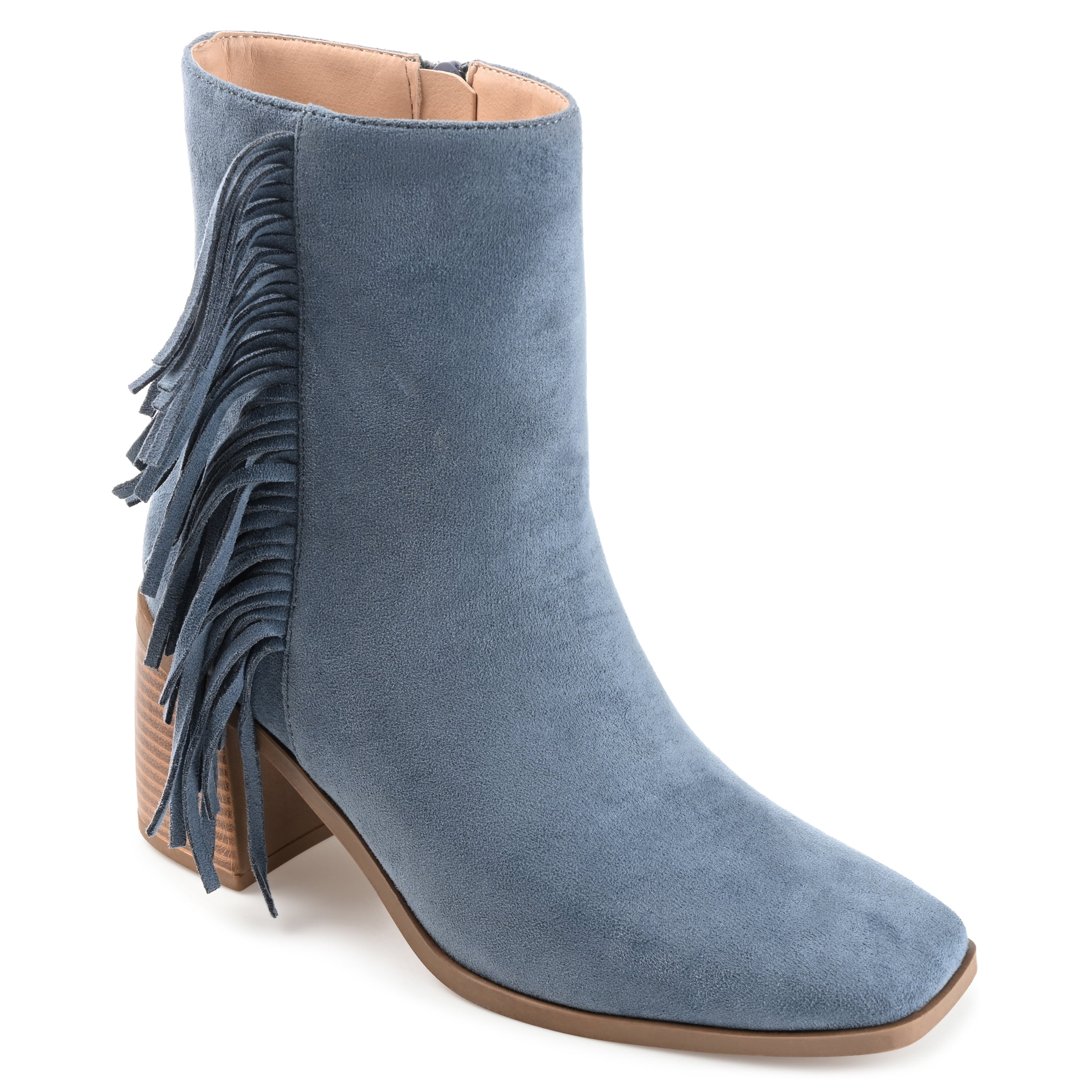 Journee Collection Womens Noriah Tru Comfort Foam Inside Zip Stacked ...