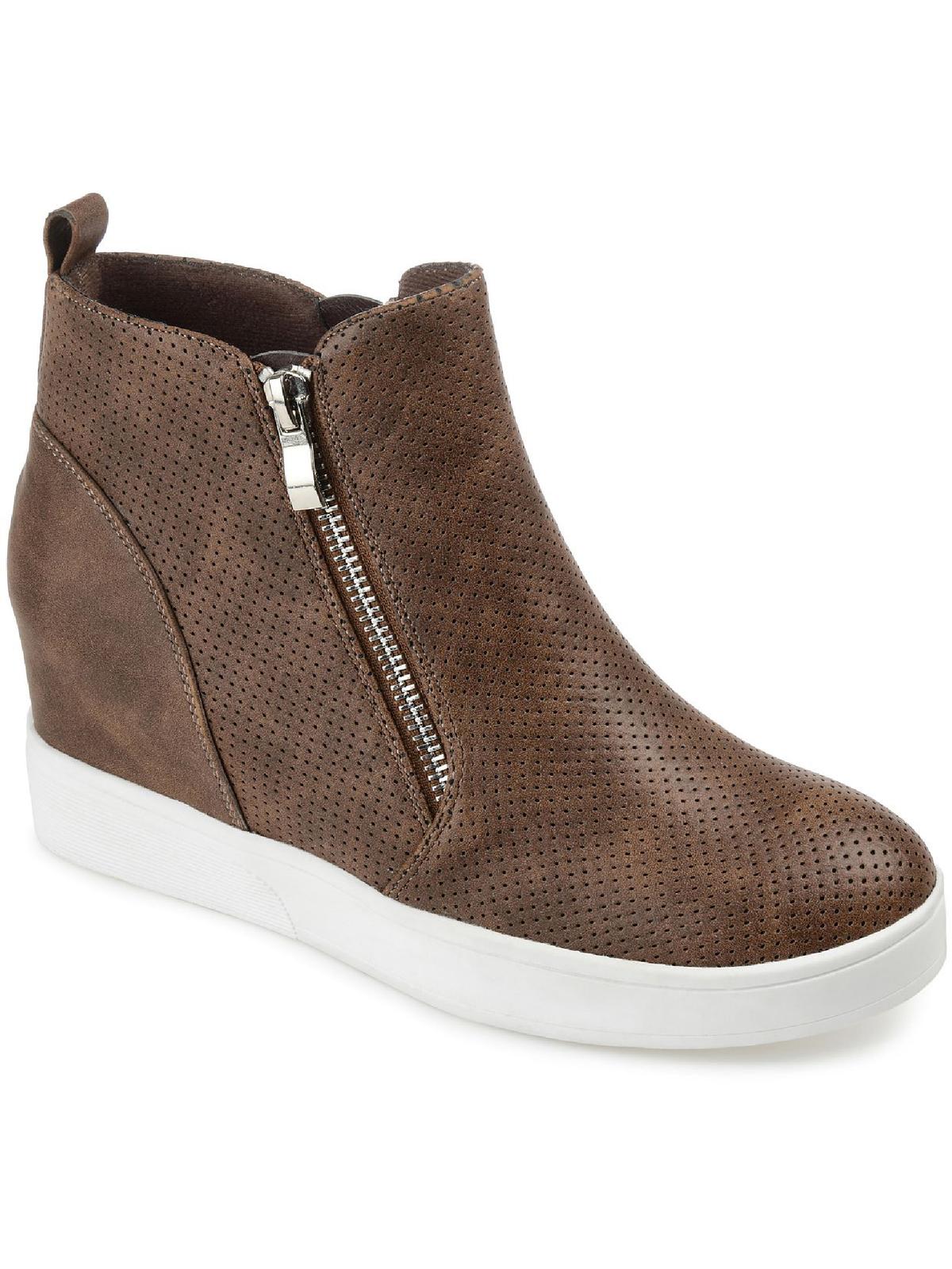 Journee Collection Womens Pennelope Zipper Round Toe Booties - Walmart.com