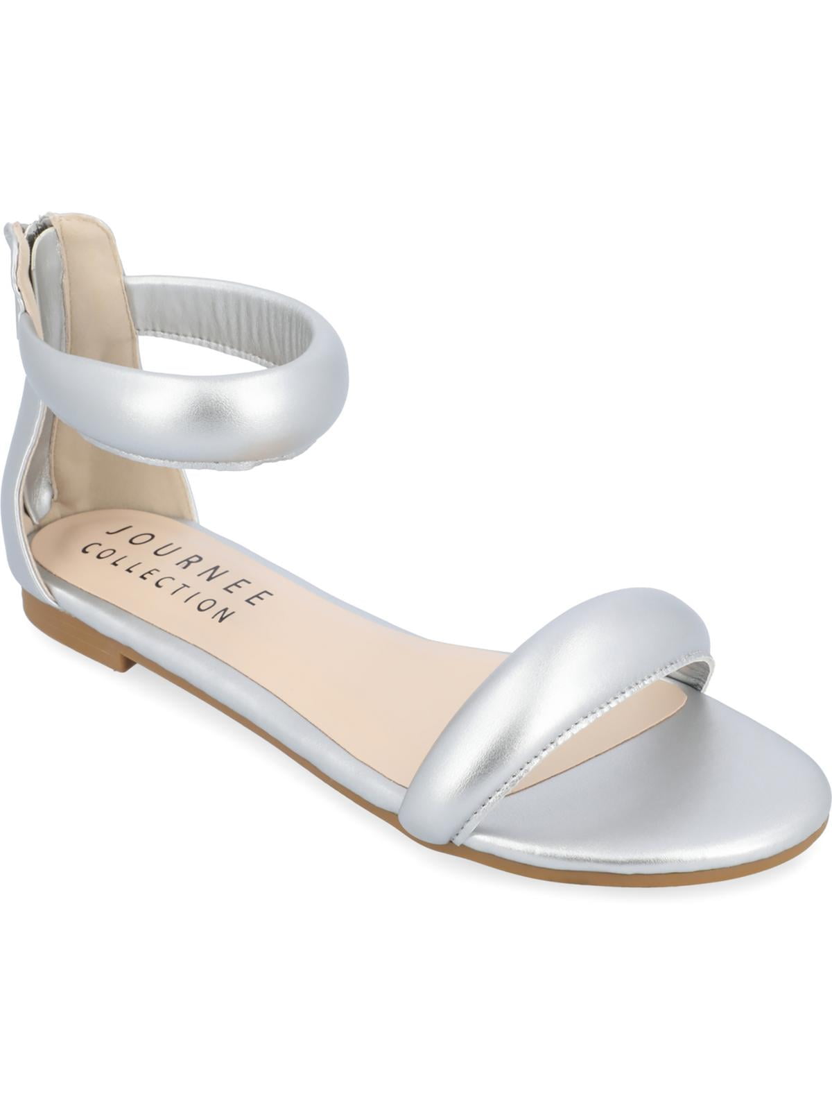 Journee Collection Womens Peytonn Faux Leather Dressy Strappy Sandals ...