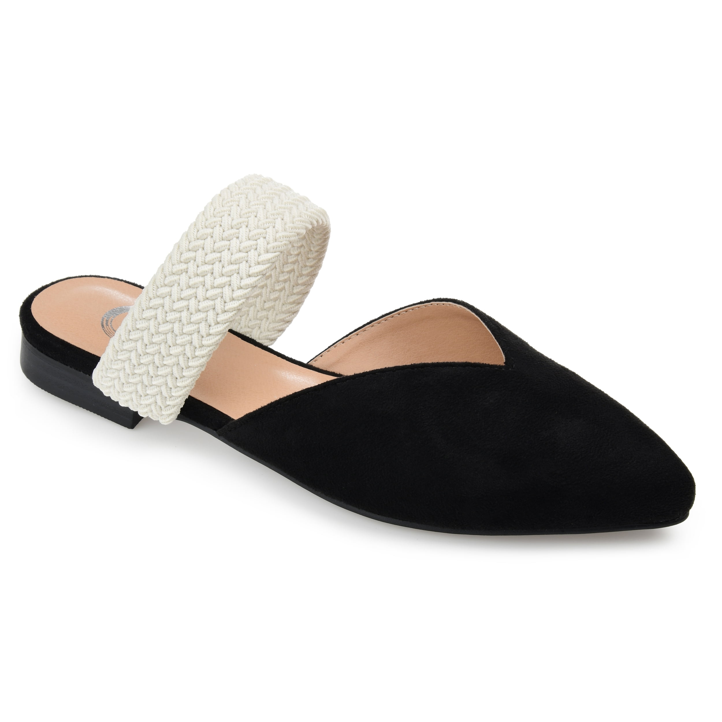 Journee Collection Womens Roxeene Slip On Pointed Toe Mules Flats ...