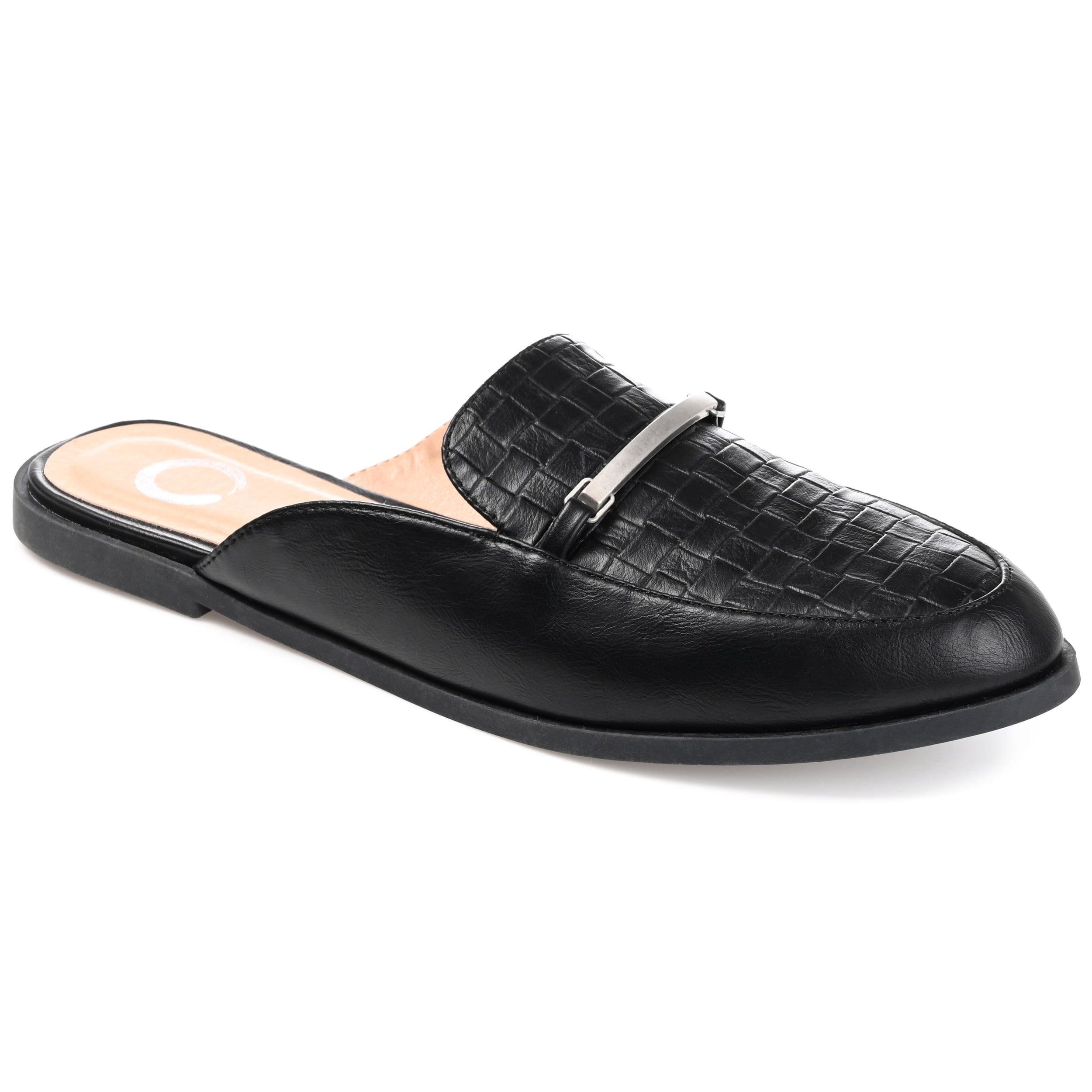 Journee Collection Womens Rubee Slip On Round Toe Mules Flats - Walmart.com