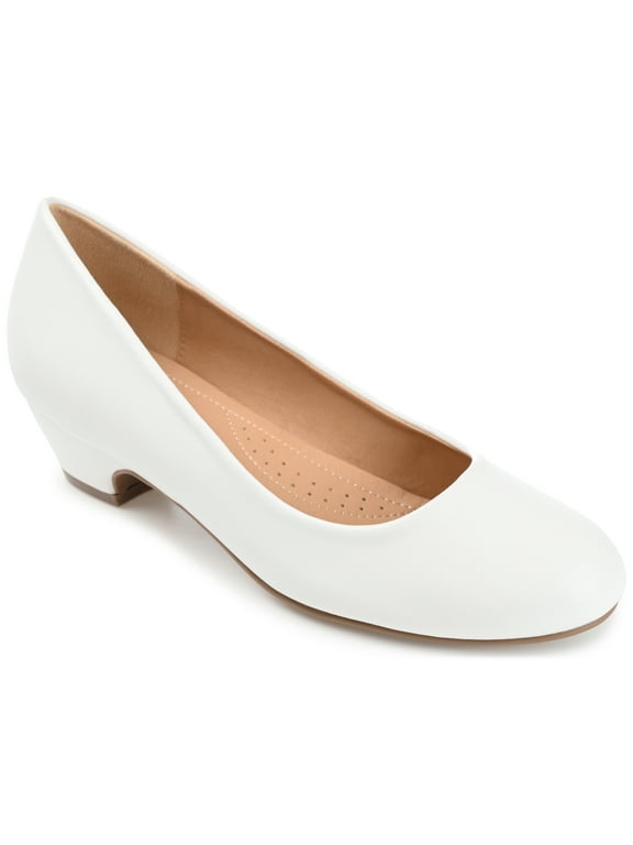 Journee Womens Saar Wide Width Comfort Insole Round Toe Block Heel ...