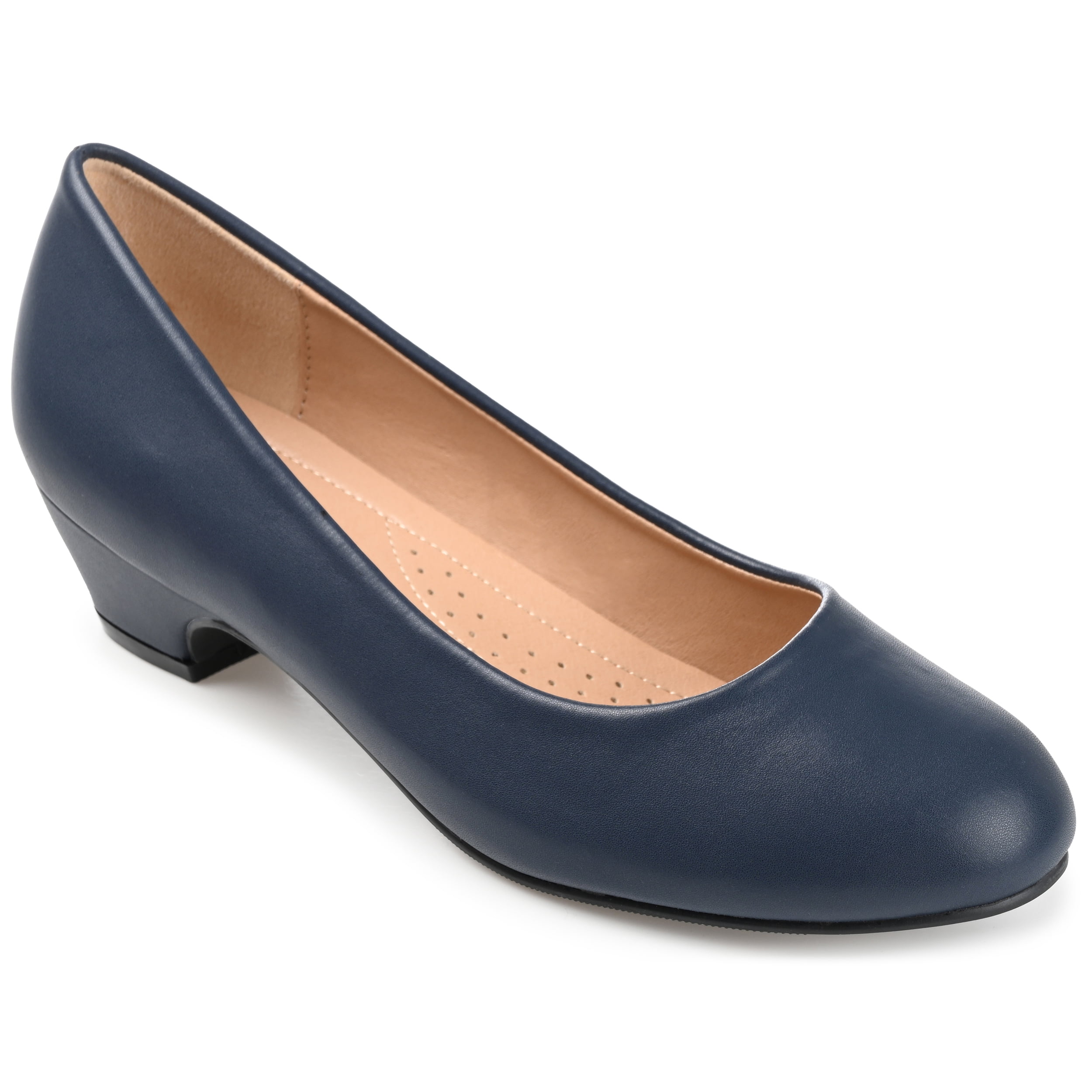 Journee Womens Saar Wide Width Comfort Insole Round Toe Block Heel ...