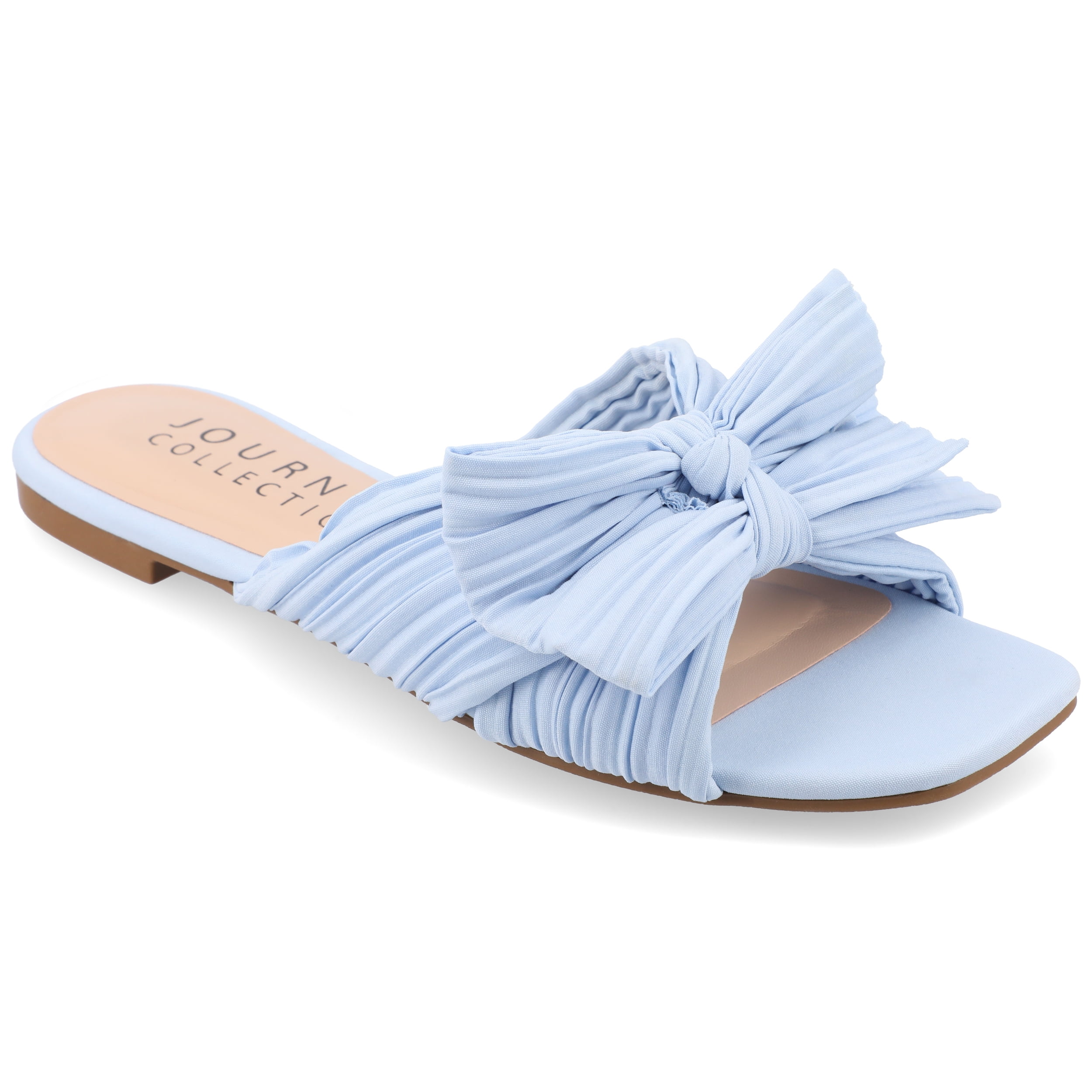 Journee Collection Womens Serlina Tru Comfort Foam Slide Low Block Heel ...