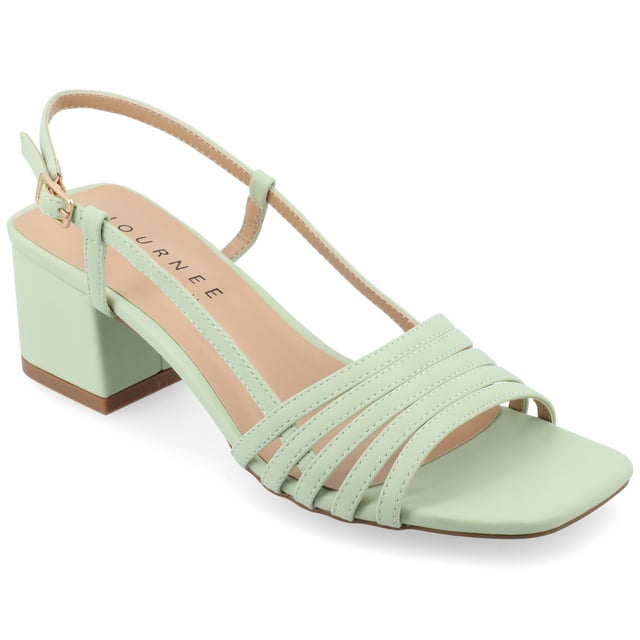 Journee Collection Womens Shayana Tru Comfort Foam Multi Strap Sling ...