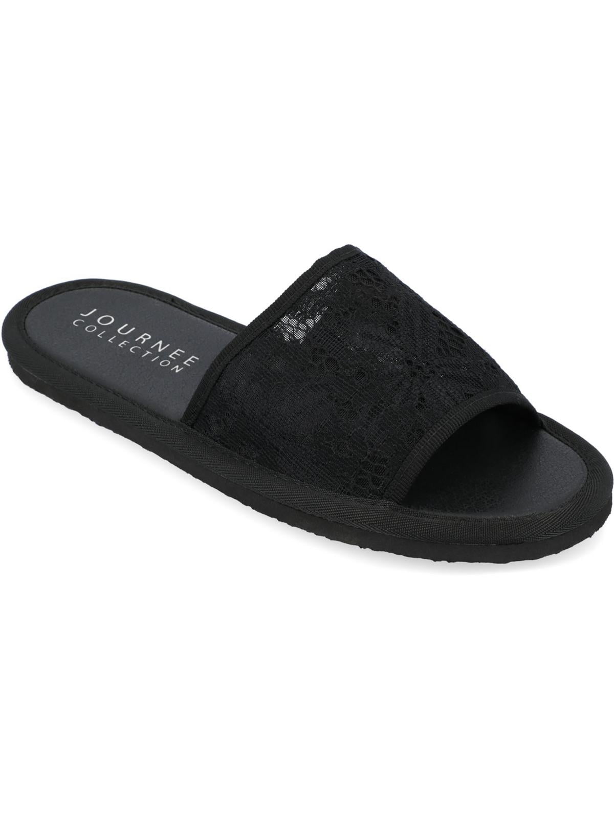 Journee Collection Womens Slip On Flats Slide Sandals - Walmart.com
