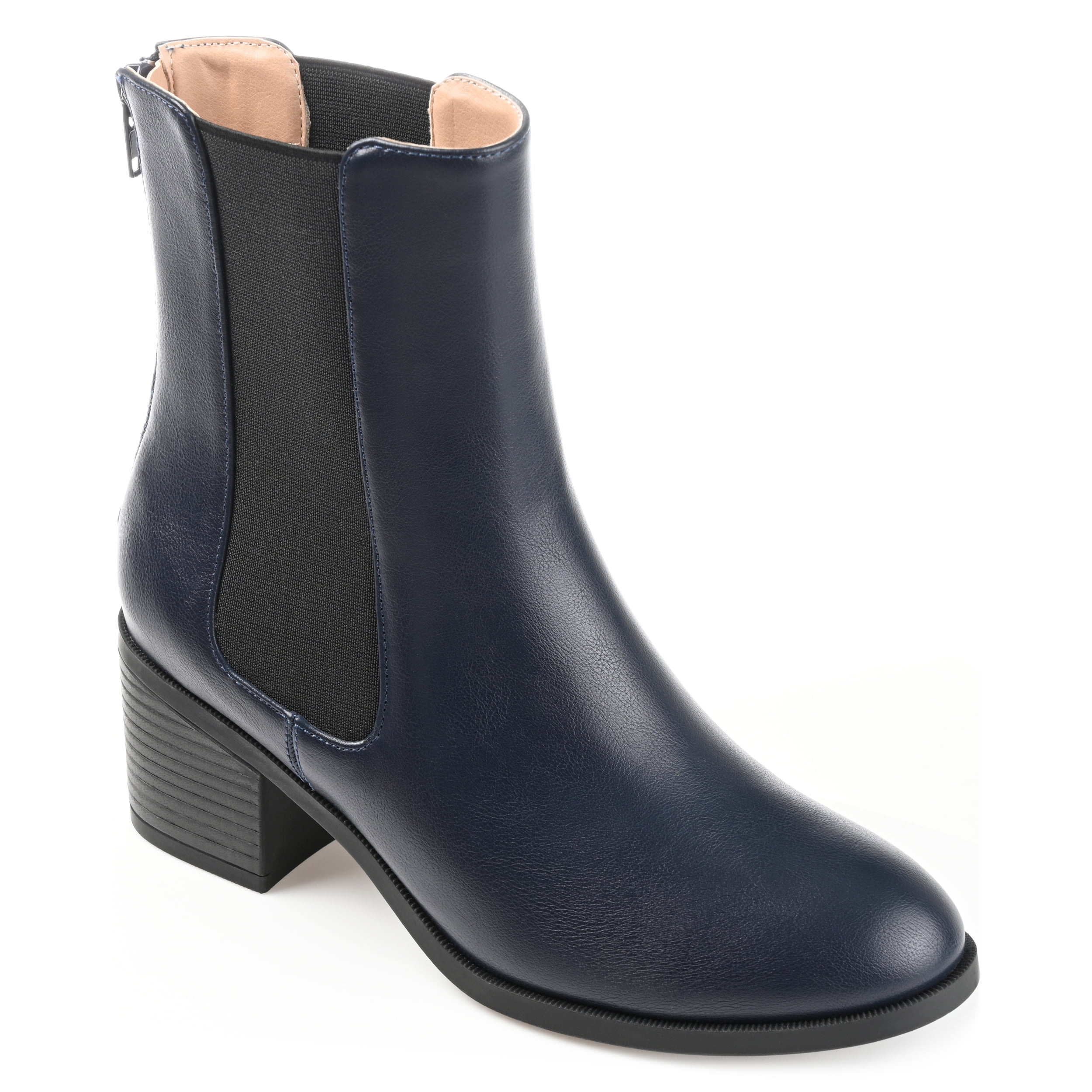 Journee Collection Womens Tayshia Tru Comfort Foam Back Heel Zip ...