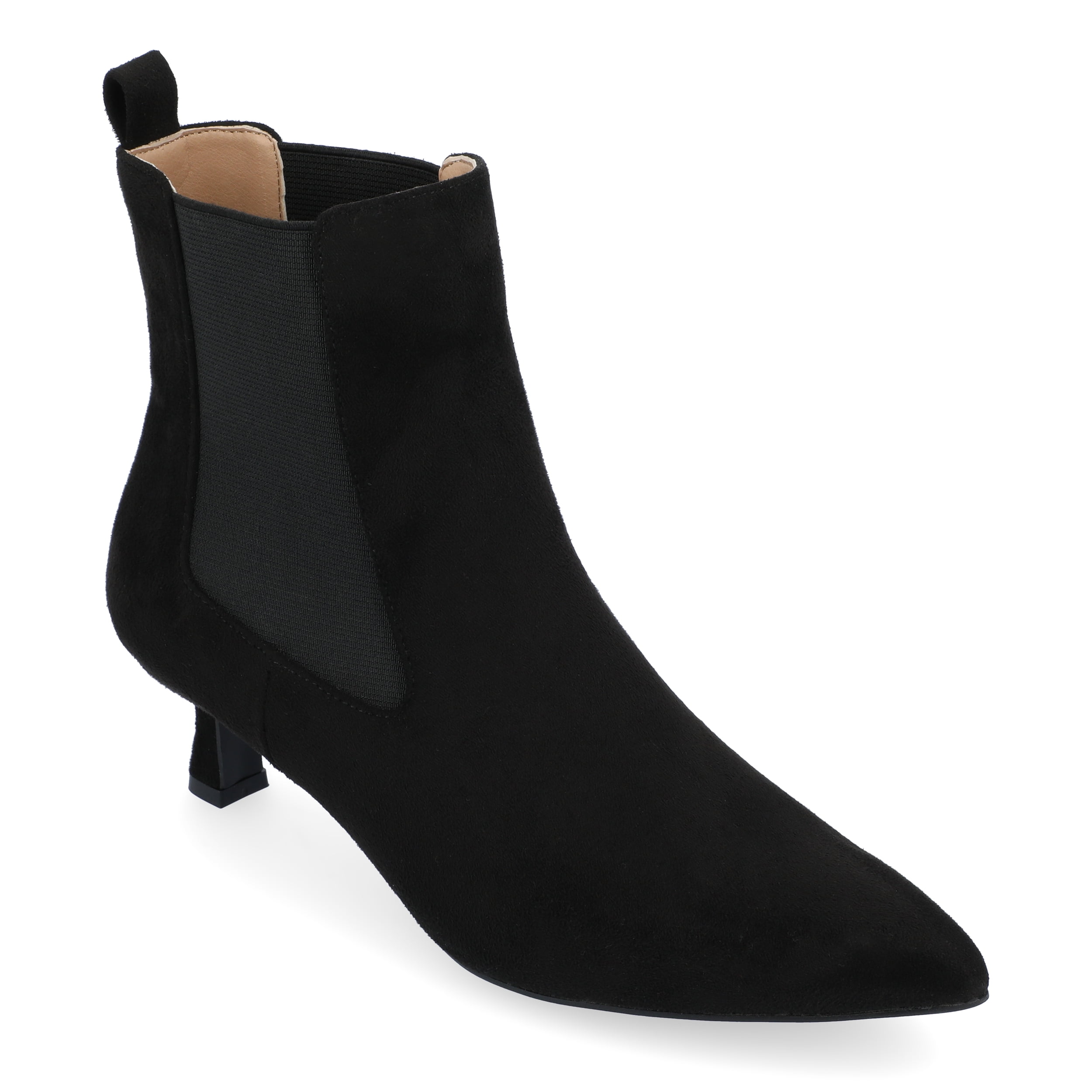 Journee Womens Tenlee Comfort System Pull On Chelsea Kitten Heel ...