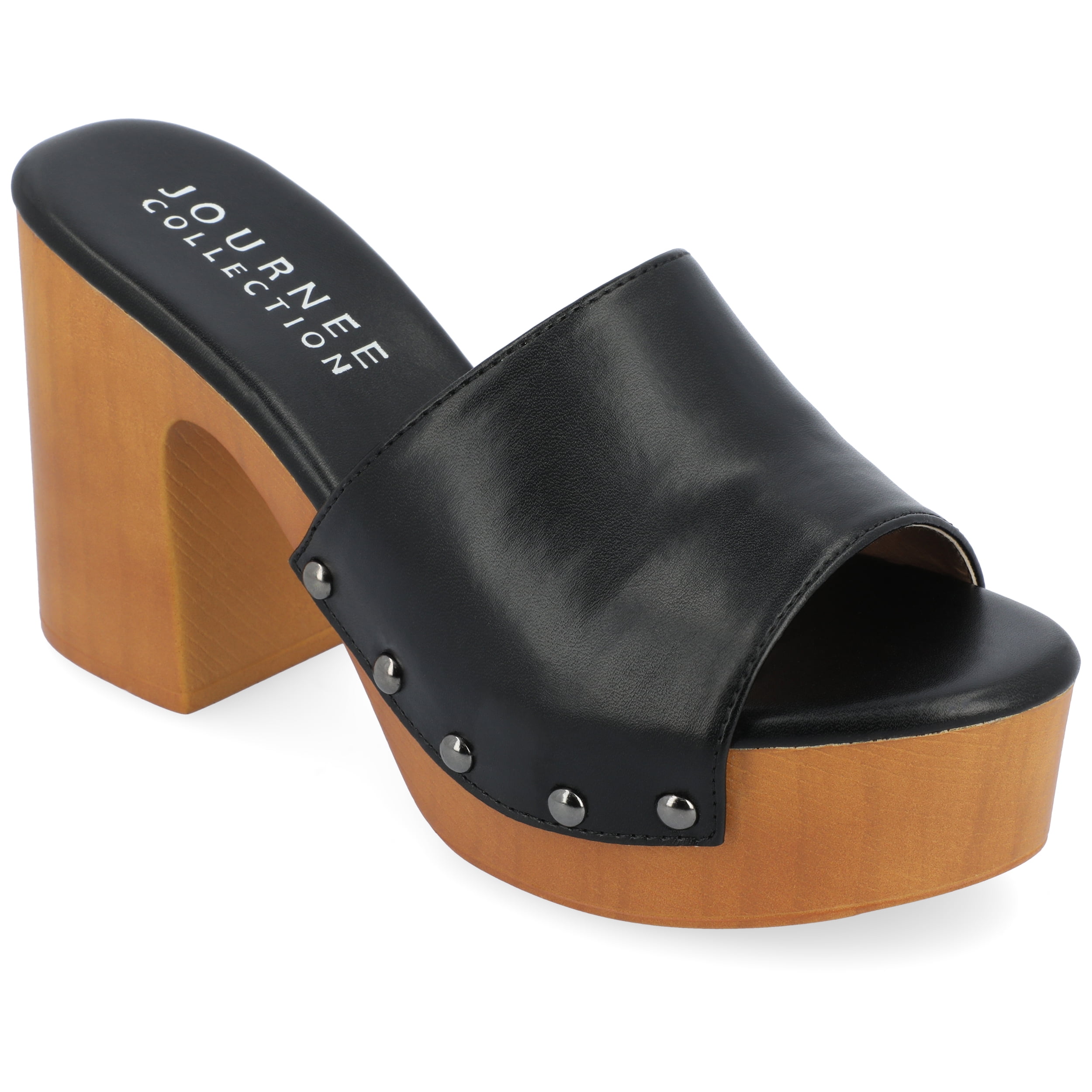 Journee Collection Womens Veda Tru Comfort Foam Platform Clog Open Toe ...